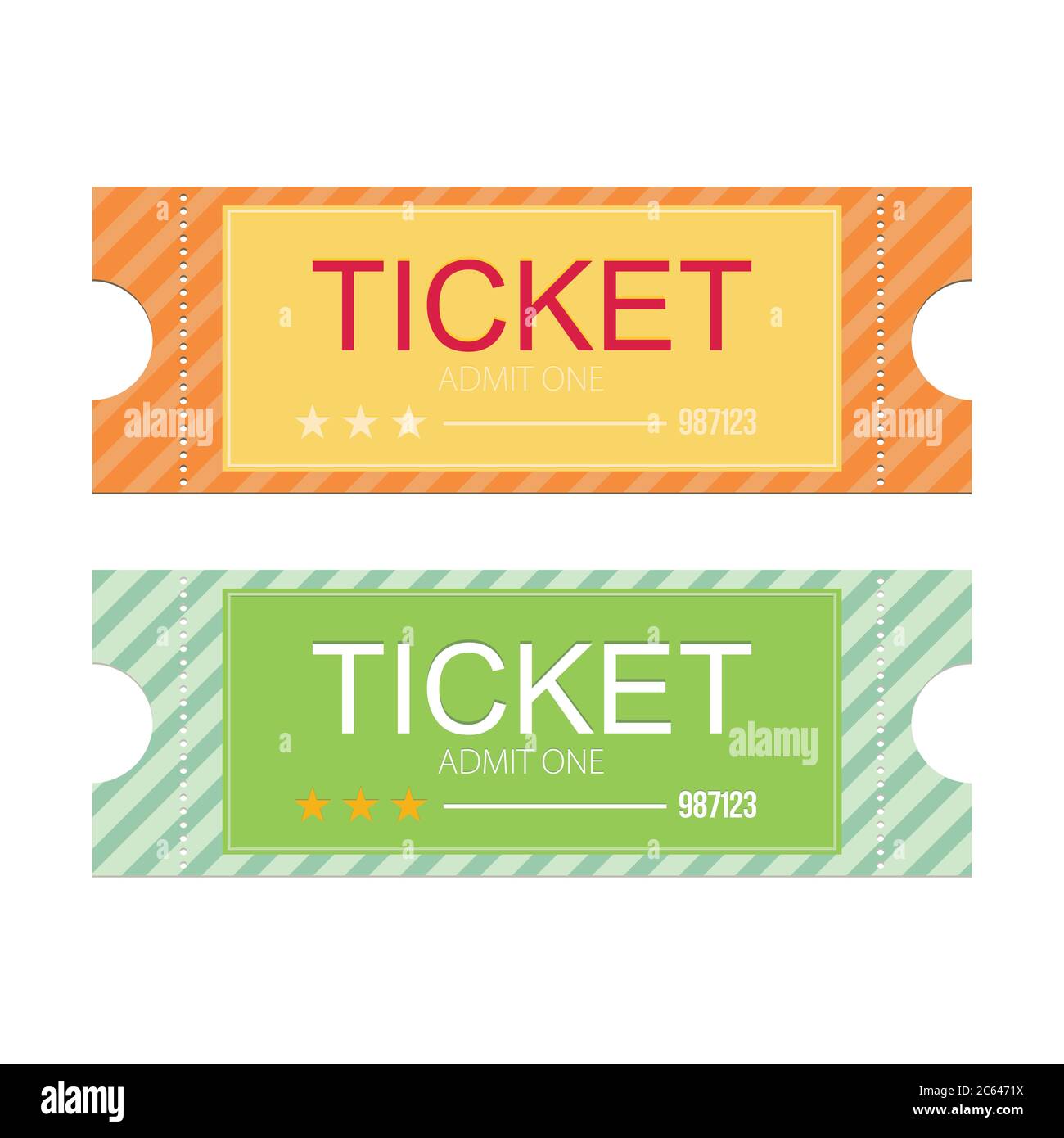 Raffle tickets illustration hi-res stock photography and images - Alamy