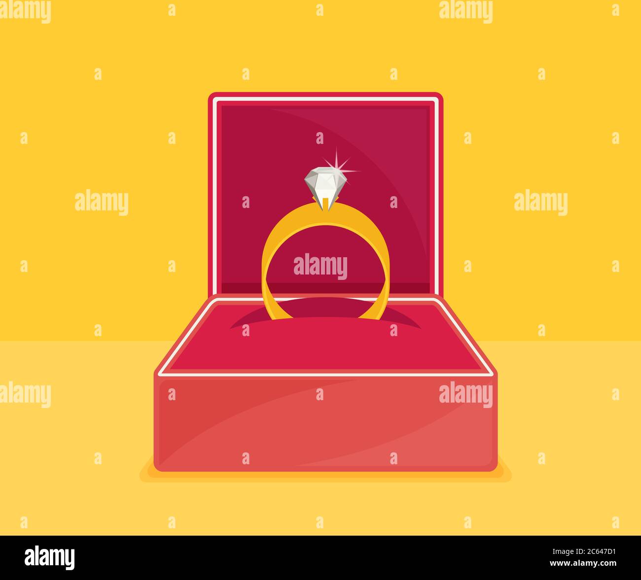 Jewellery gift box Stock Vector Images - Alamy