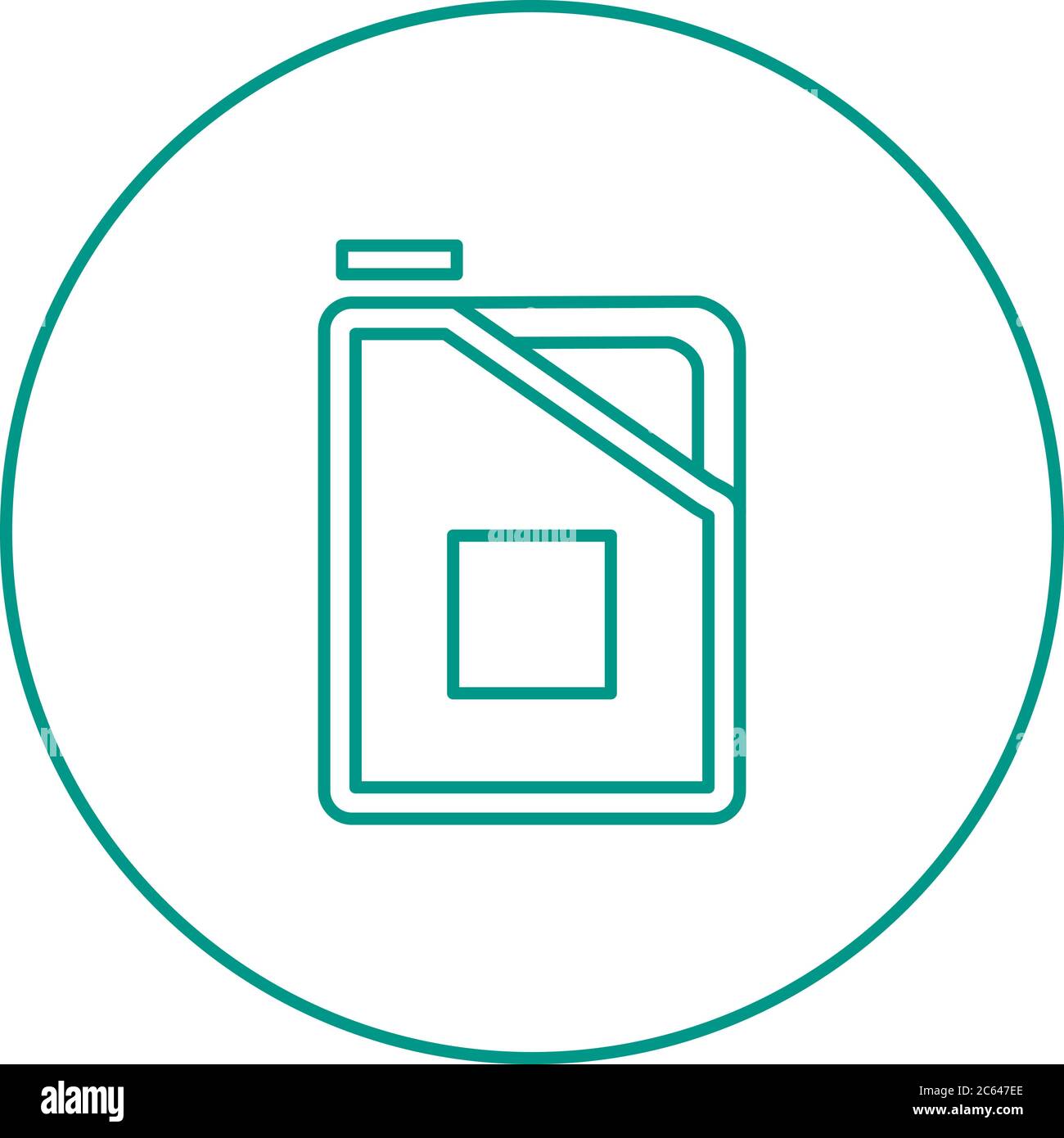 Unique Diesel Can Vector Line Icon Stock Vector Image & Art - Alamy
