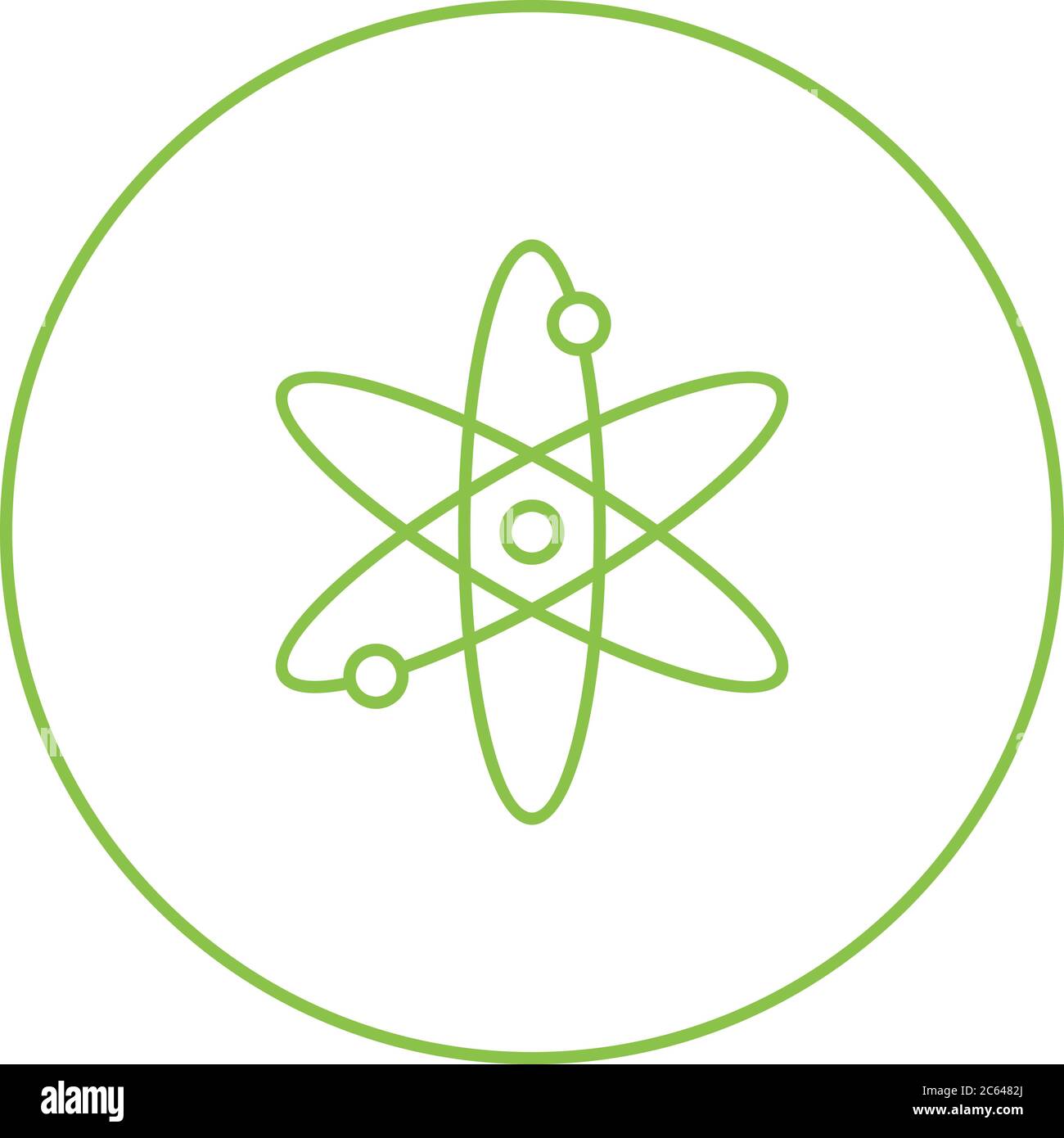 Unique Atom Vector Line Icon Stock Vector Image & Art - Alamy