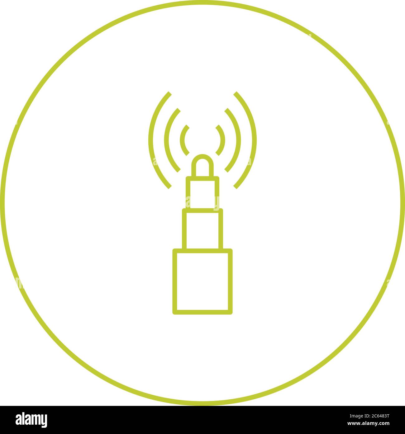 Unique I Beacon Vector Line Icon Stock Vector Image & Art - Alamy