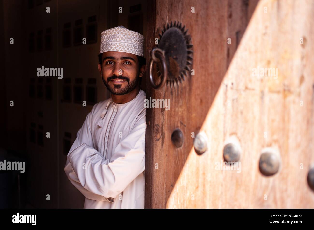 Oman people smiling hi-res stock photography and images - Alamy