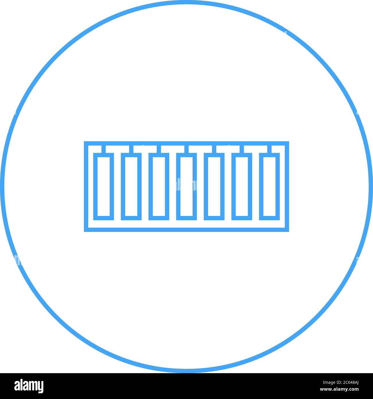 Unique Piano Keys Vector Line Icon Stock Vector Image & Art - Alamy