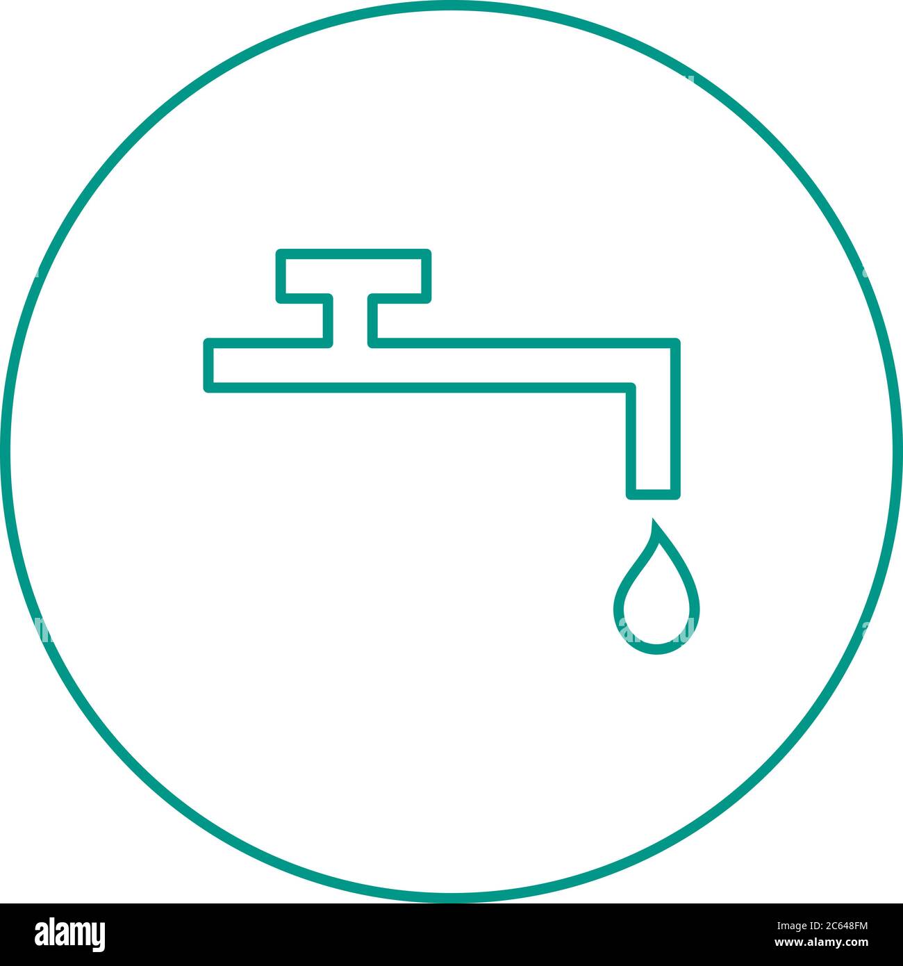 Unique Water Vector Line Icon Stock Vector Image & Art - Alamy