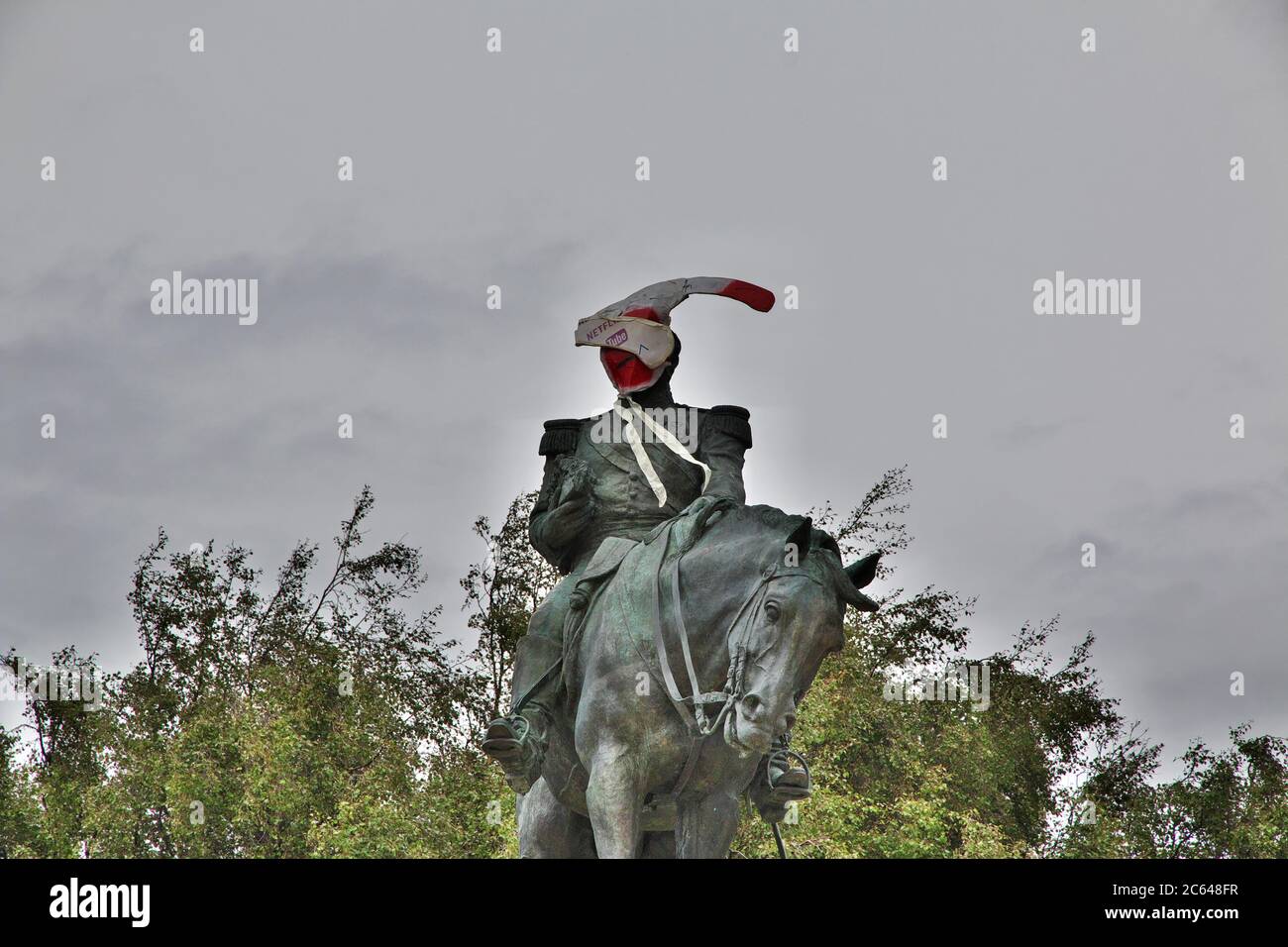 The statue in Punta Arenas, Patagonia, Chile Stock Photo - Alamy