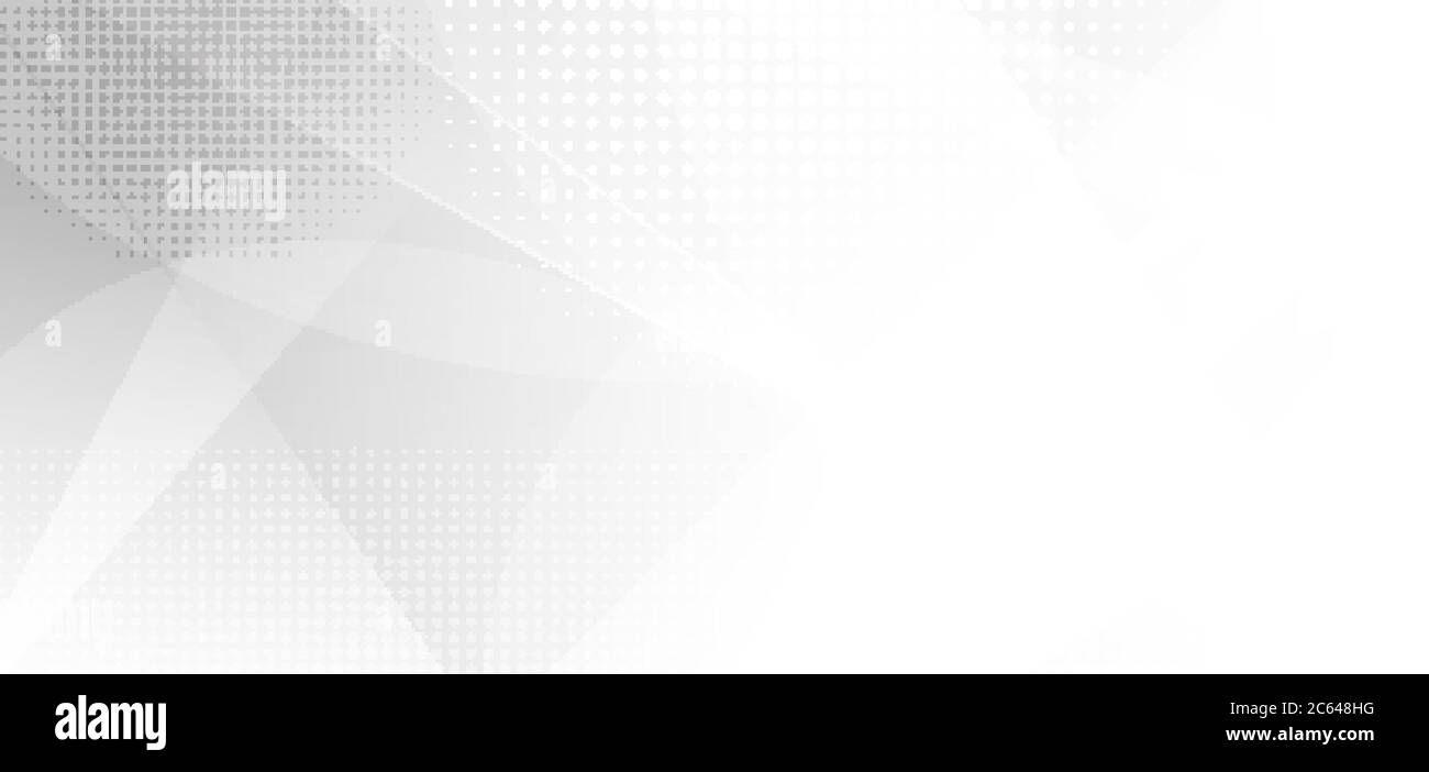 Abstract white and gray geometric shine and layer element background ...