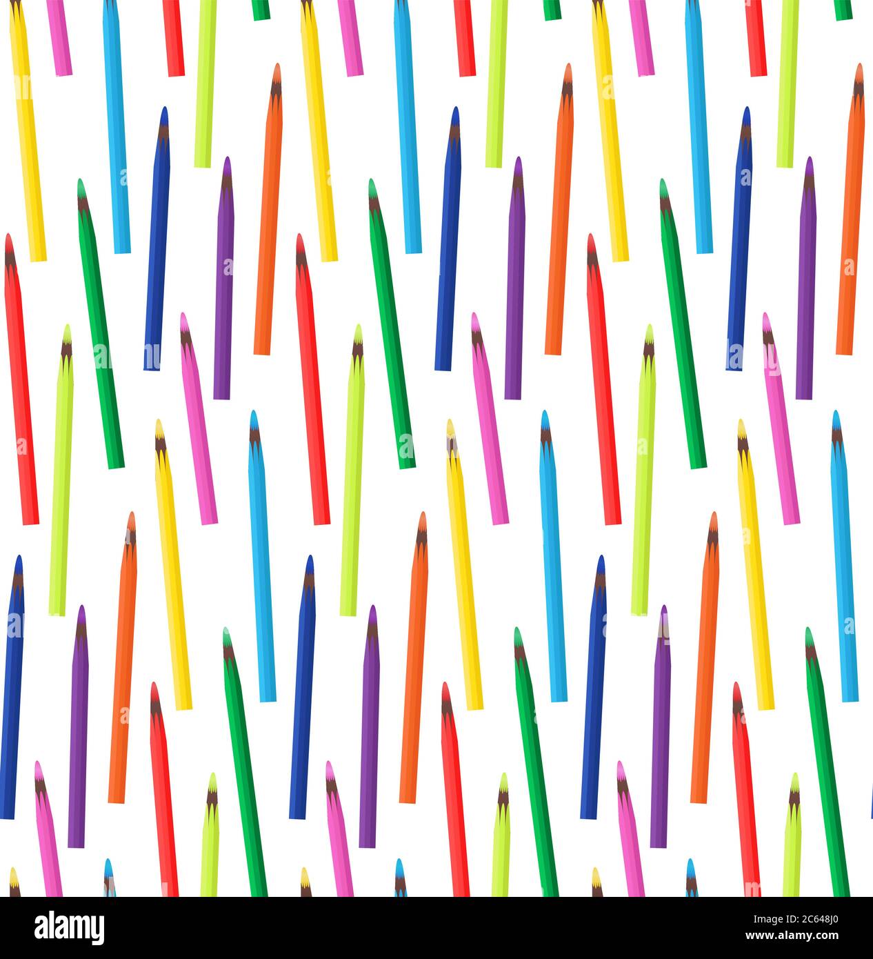 Seamless texture with colored pencils on dark background. Creative ...