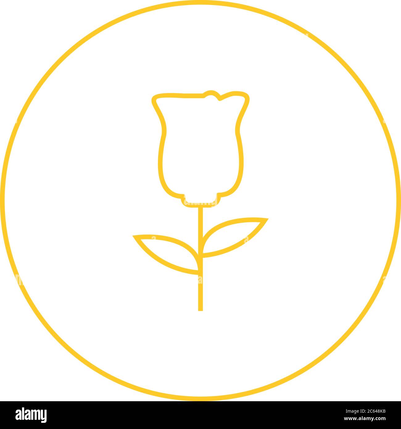 Unique Roses Vector Line Icon Stock Vector Image & Art - Alamy
