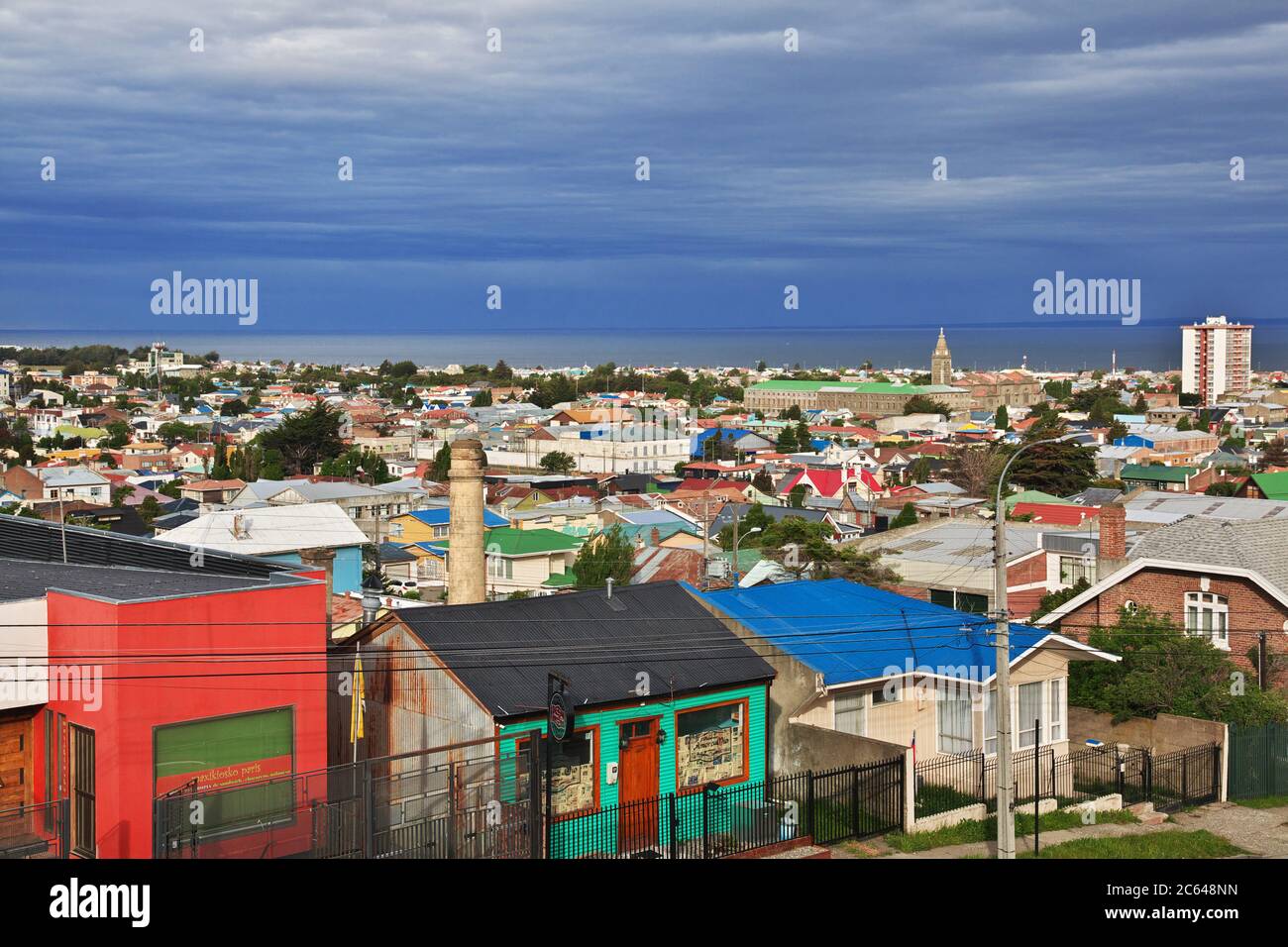 Punta arenas street view hi-res stock photography and images - Alamy