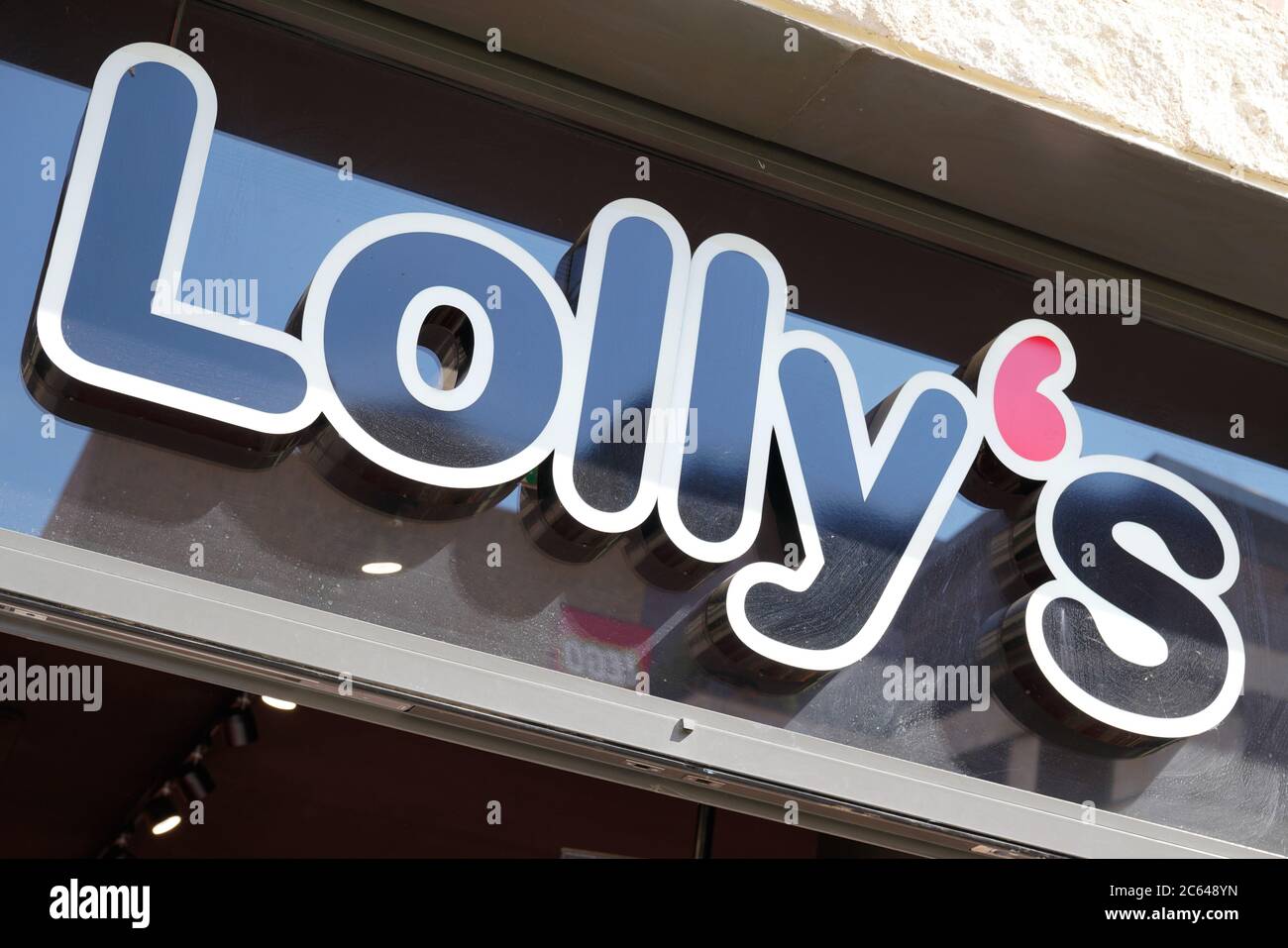 Bordeaux , Aquitaine / France - 07 05 2020 : lolly’s logo sign of store ...