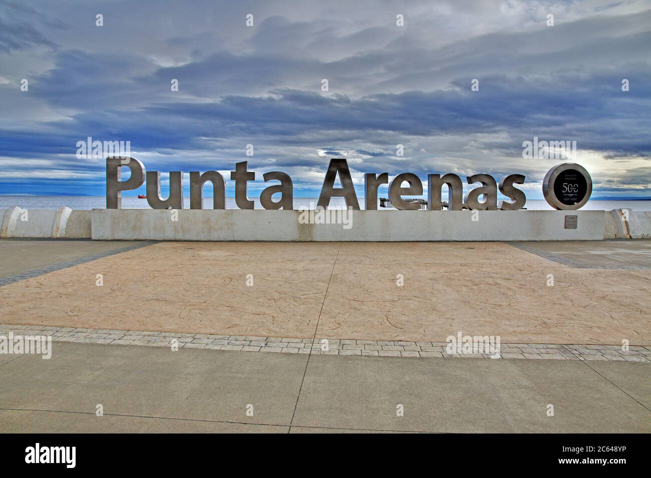 The Harbor of Punta Arenas, Patagonia, Chile Stock Photo - Alamy
