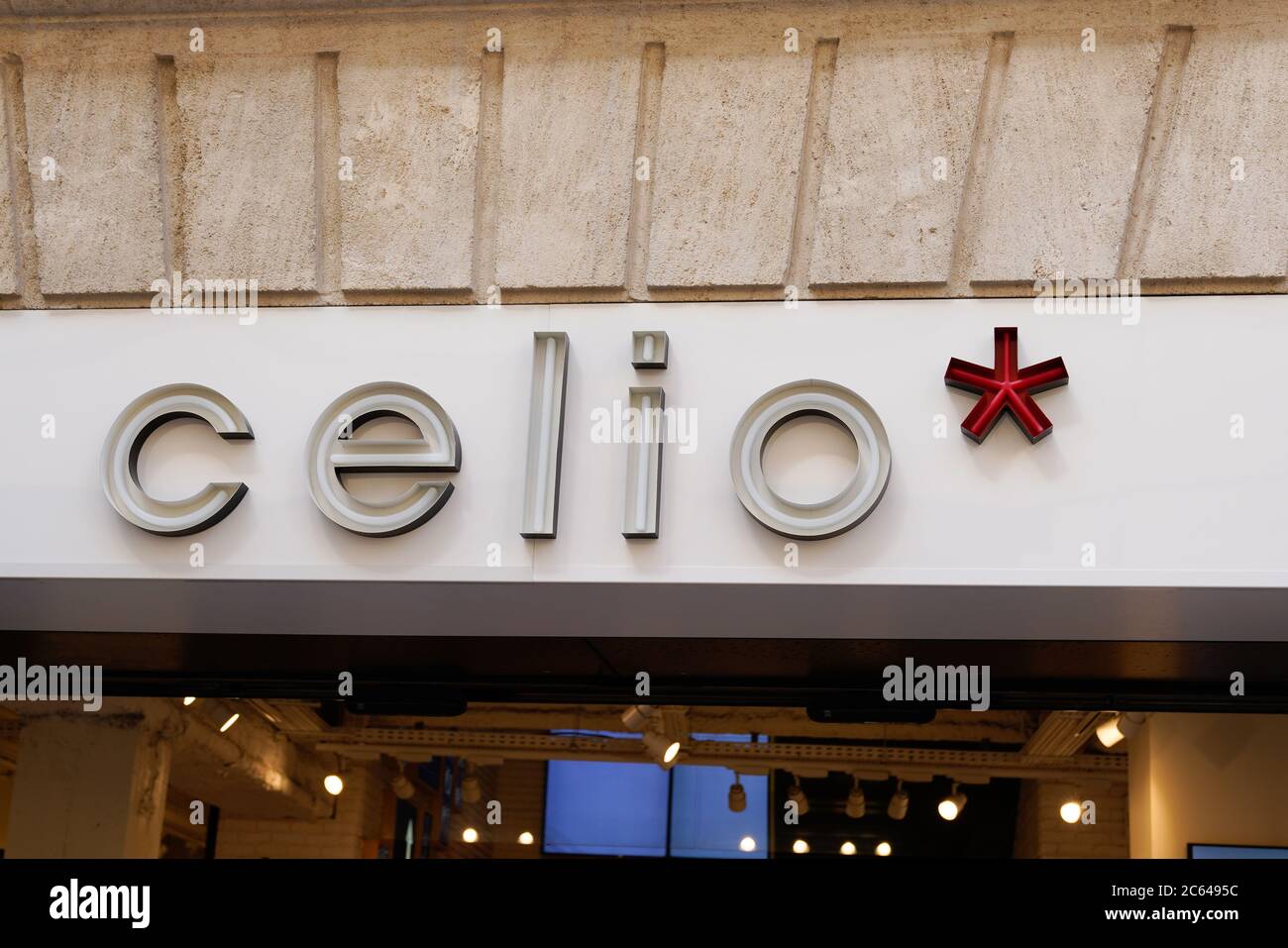 Celio sign hi-res stock photography and images - Alamy