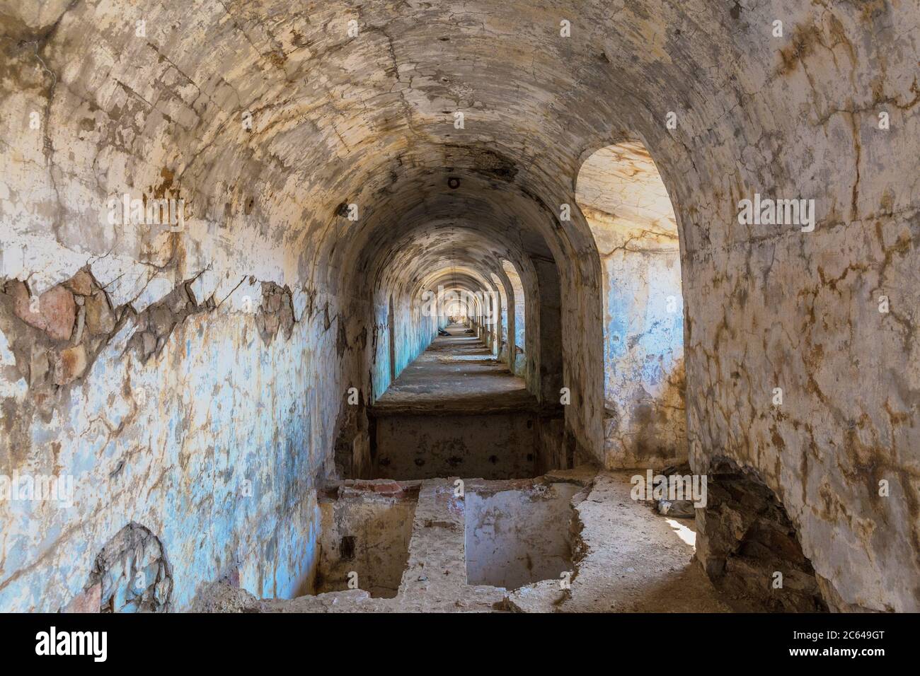 Stone ruins, Dalian Lushun Russo-Russian War ruins, Chair Hill Fort ...
