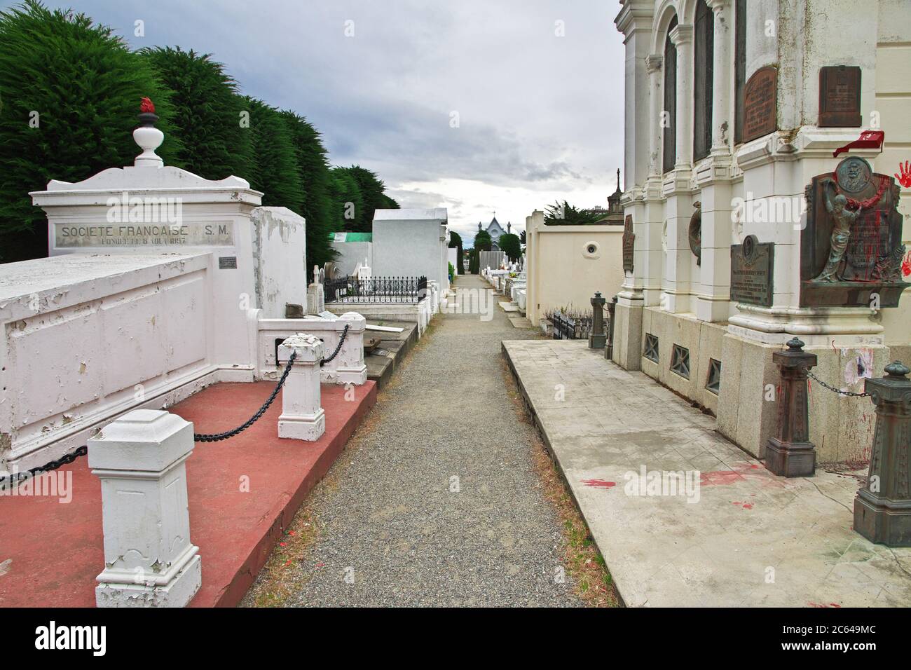 The old cemetery in Punta Arenas, Patagonia, Chile Stock Photo - Alamy