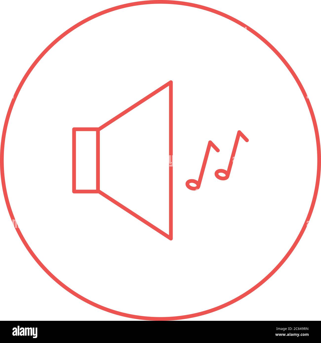 Unique Sound Vector Line Icon Stock Vector Image & Art - Alamy