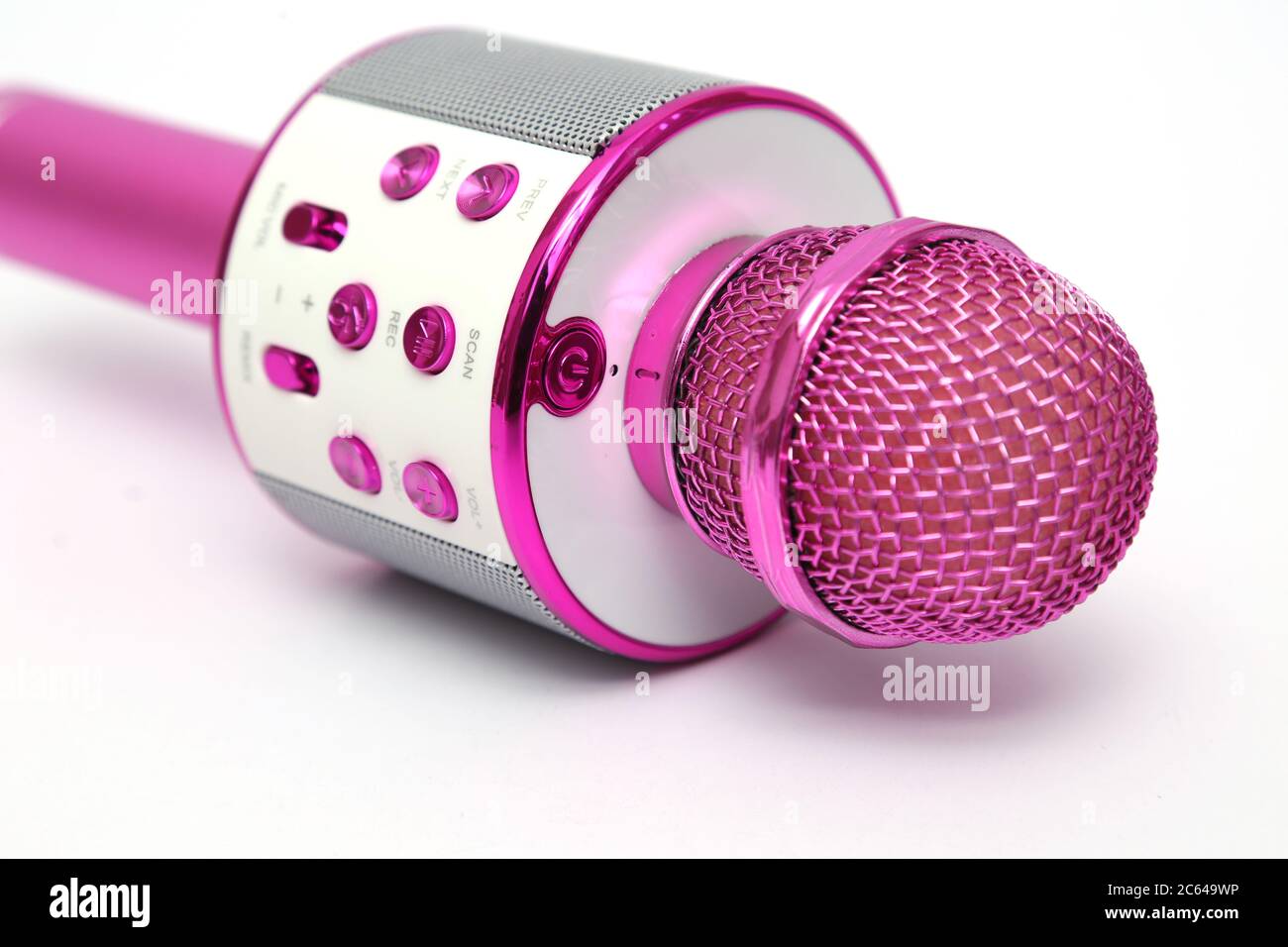 Handheld radio microphone hi-res stock photography and images - Alamy