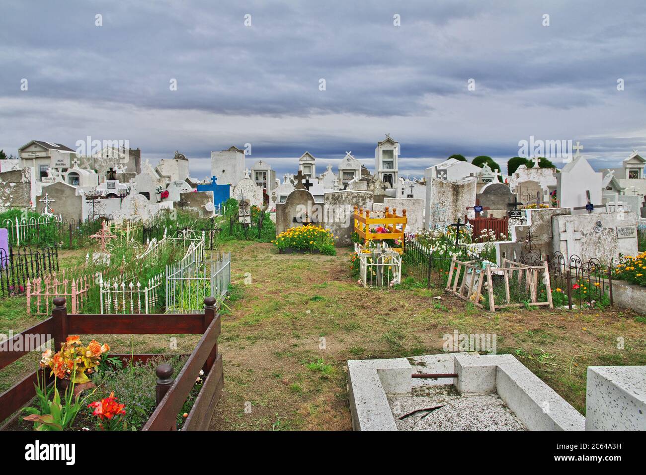 The old cemetery in Punta Arenas, Patagonia, Chile Stock Photo - Alamy