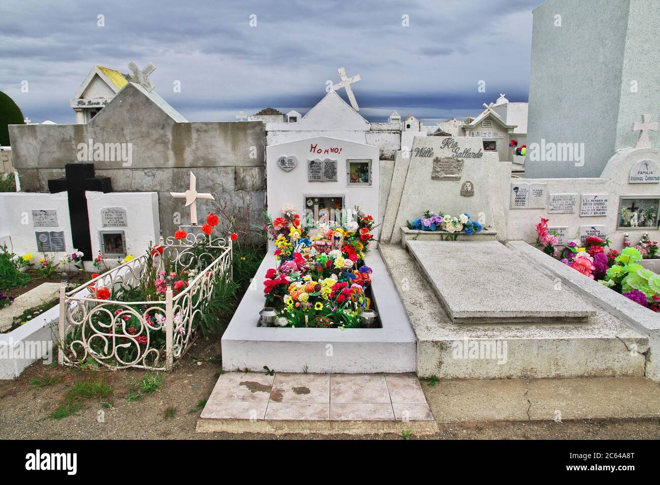 The old cemetery in Punta Arenas, Patagonia, Chile Stock Photo - Alamy