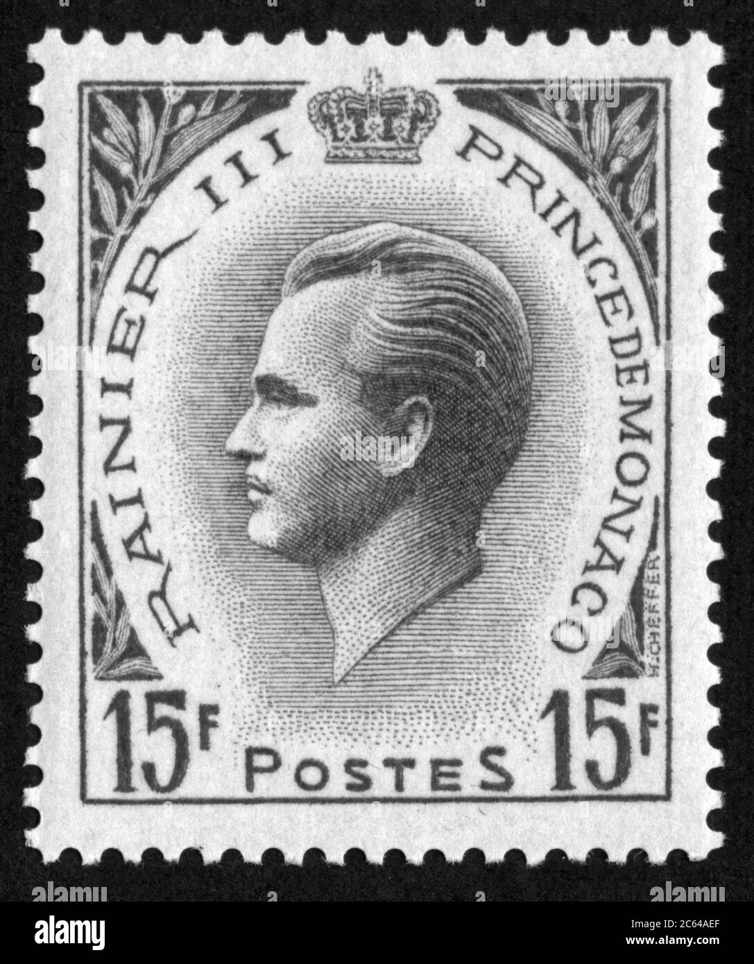 Monaco stamp prince rainier iii hi-res stock photography and images - Alamy