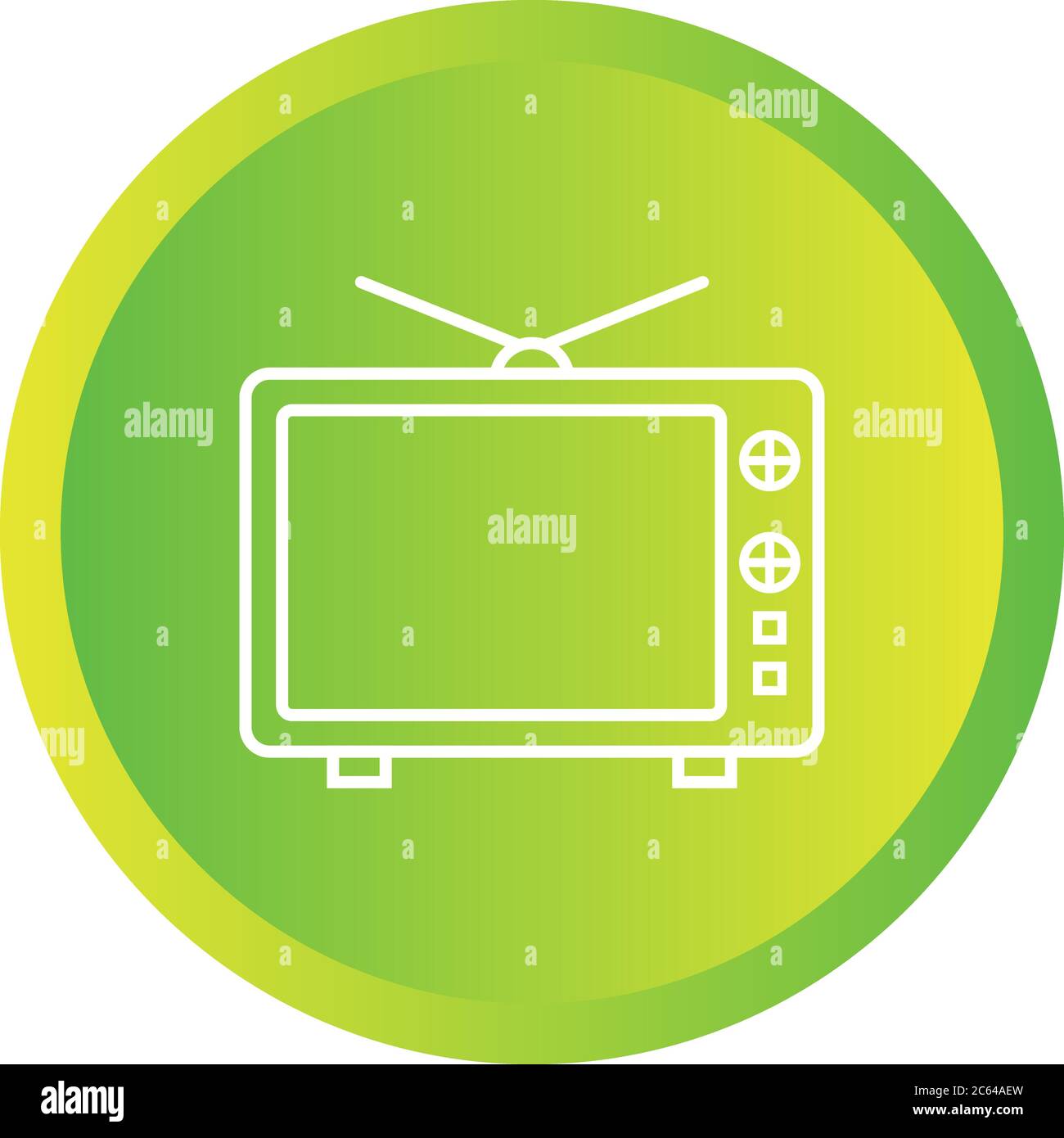 Unique Television Line Vector Icon Stock Vector Image & Art - Alamy