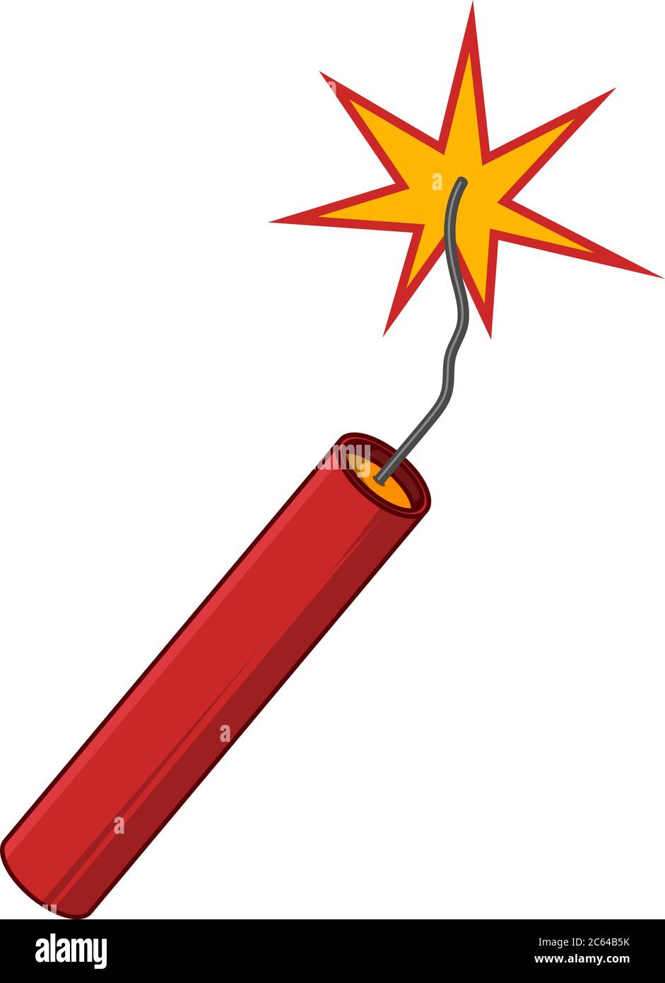 Illustration of dynamite isolated on white background. Design element ...
