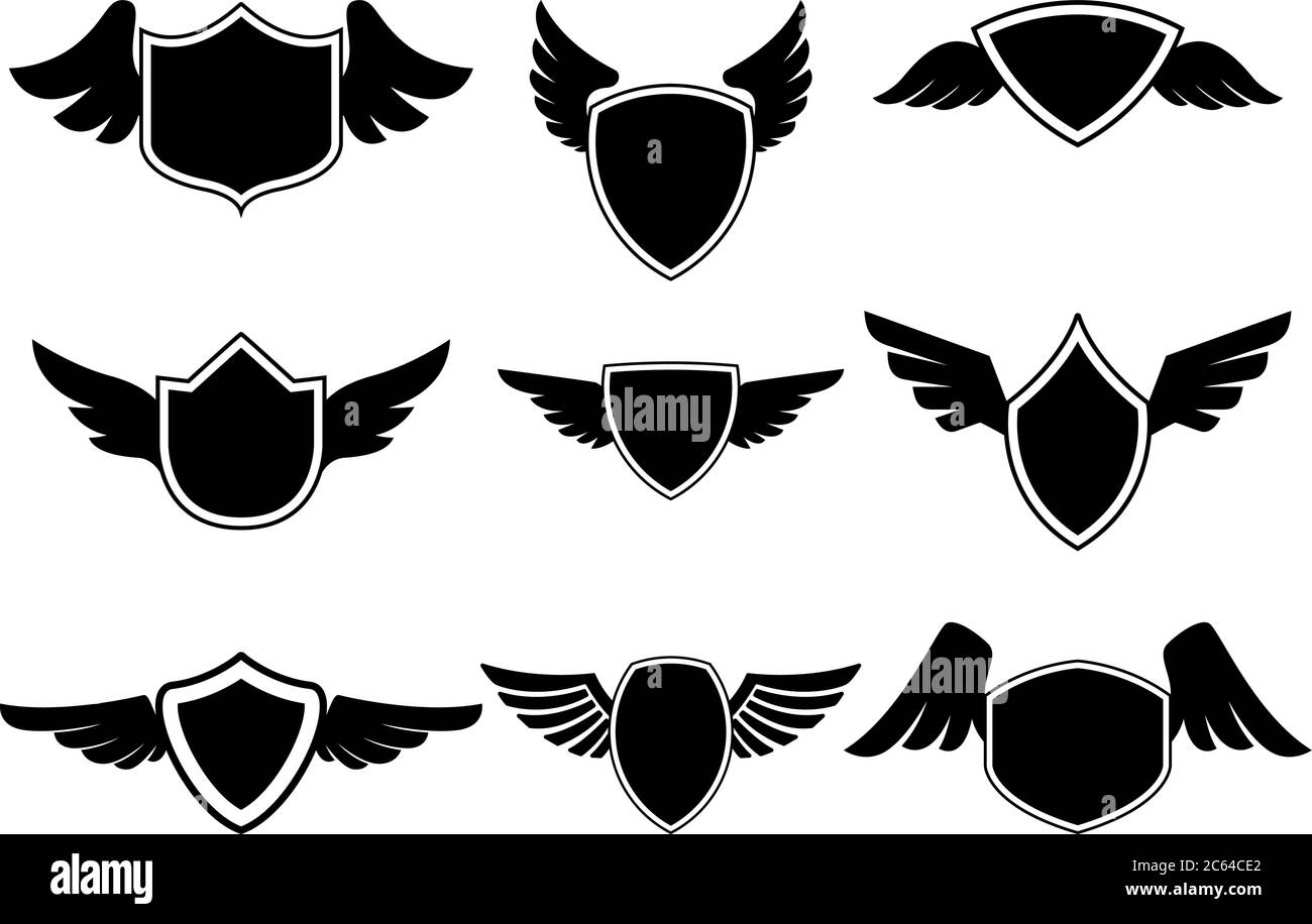 Empty Crest With Wings