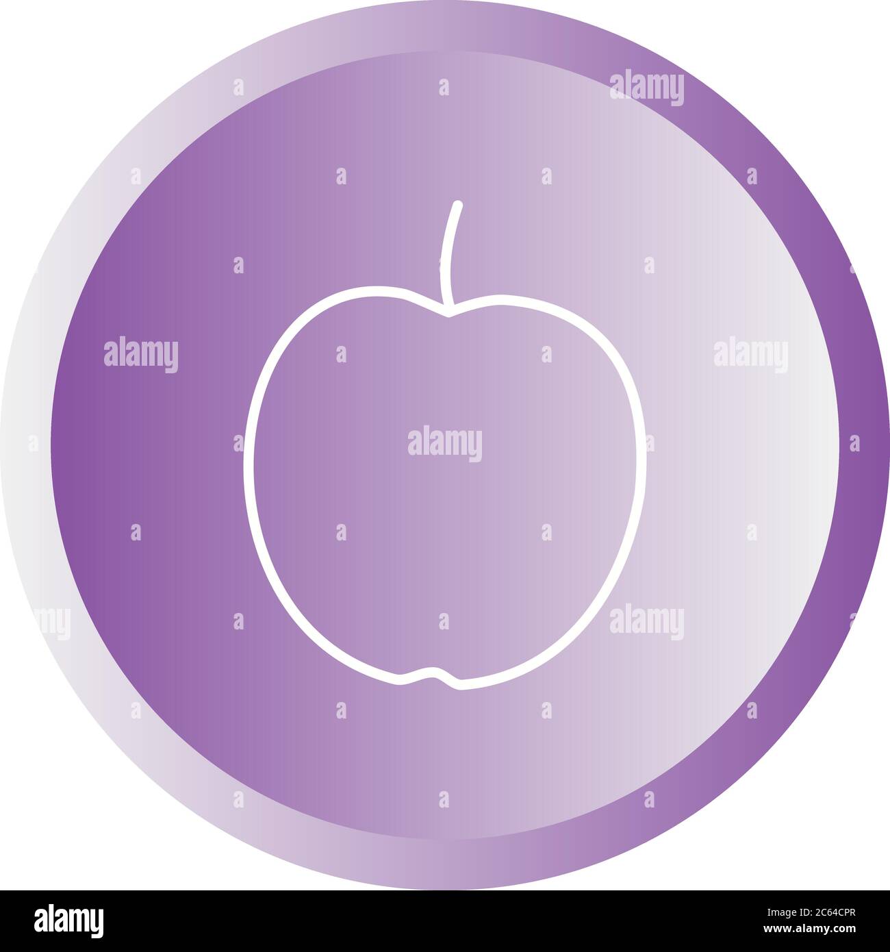 Unique Apple Vector Line Icon Stock Vector Image & Art - Alamy