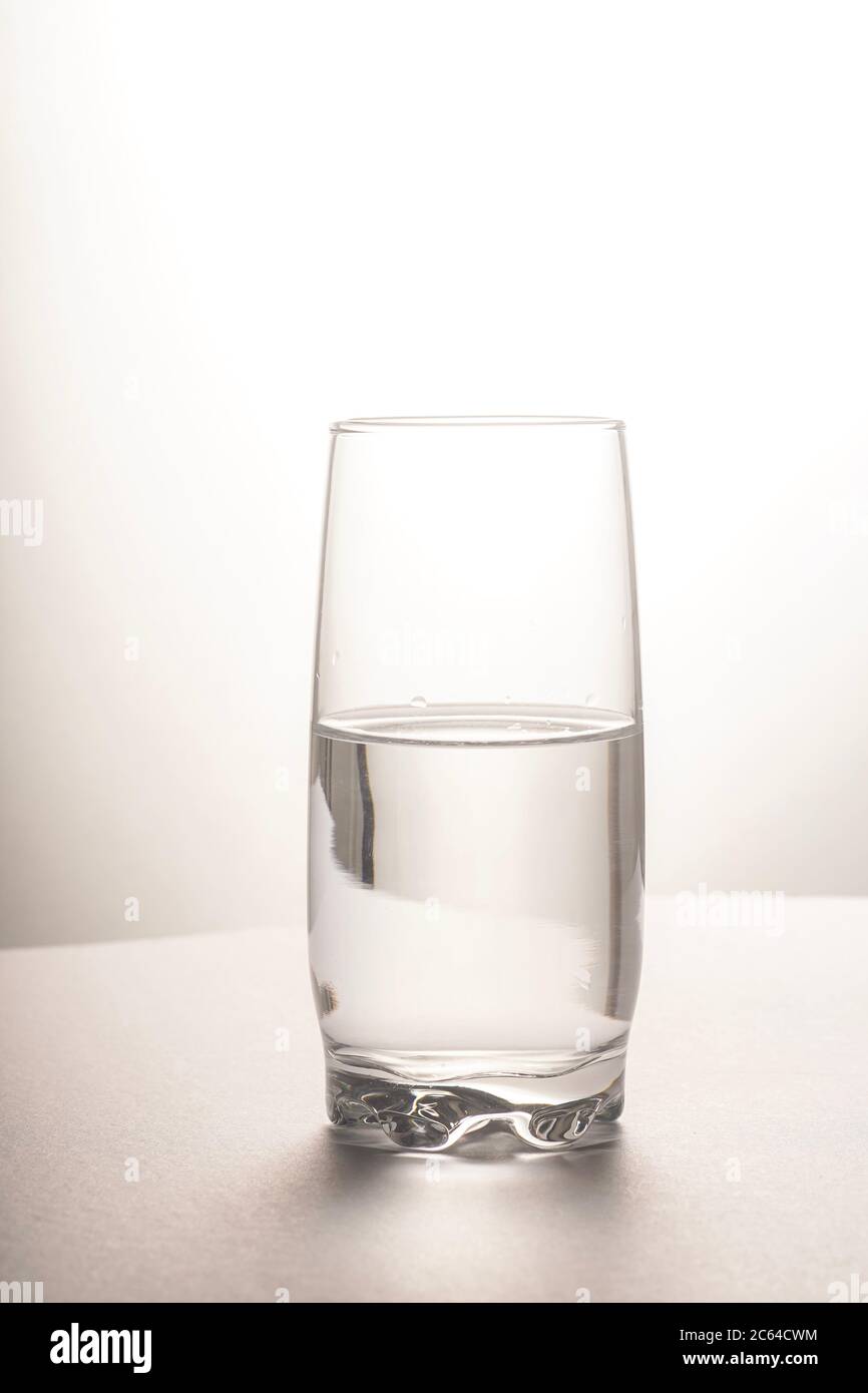 Half Empty View Into Glass High Resolution Stock Photography and Images ...