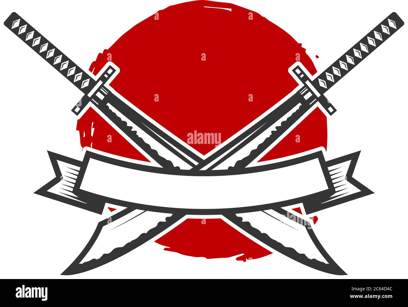 Samurai Swords Crossed