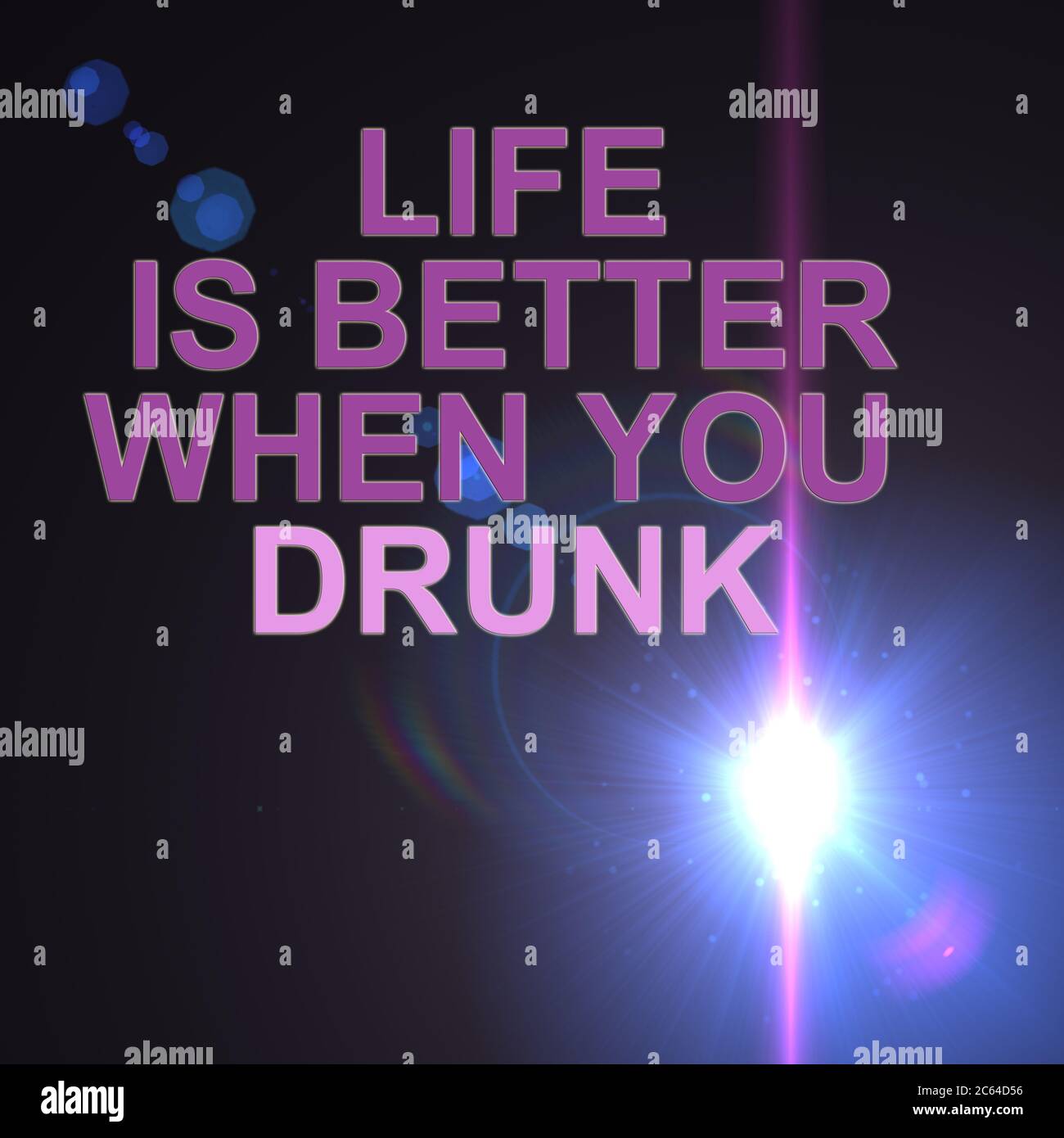 Inspirational quotes on optical flares background Stock Photo - Alamy