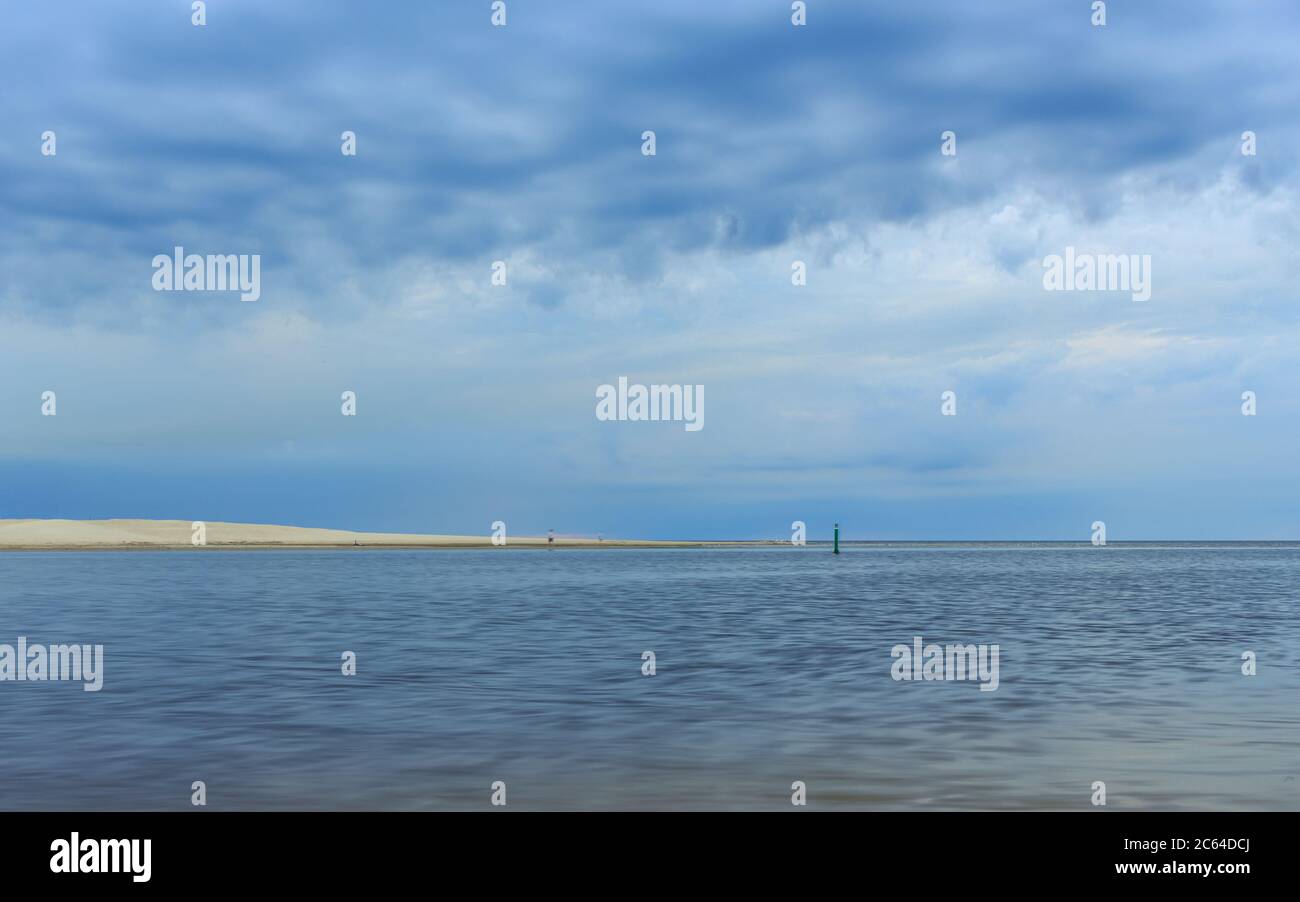 Baltic sea nature landscape simple view, beautiful beach and sky Stock ...