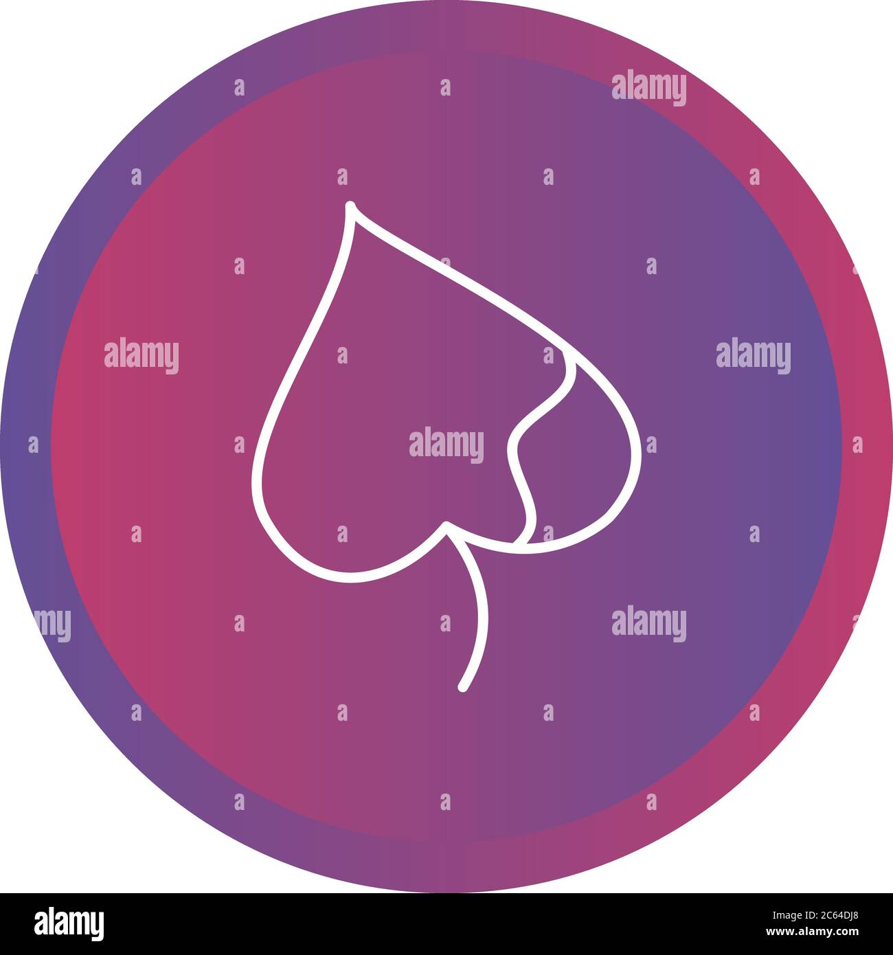 Unique Broken Leaf Vector Line Icon Stock Vector Image & Art - Alamy