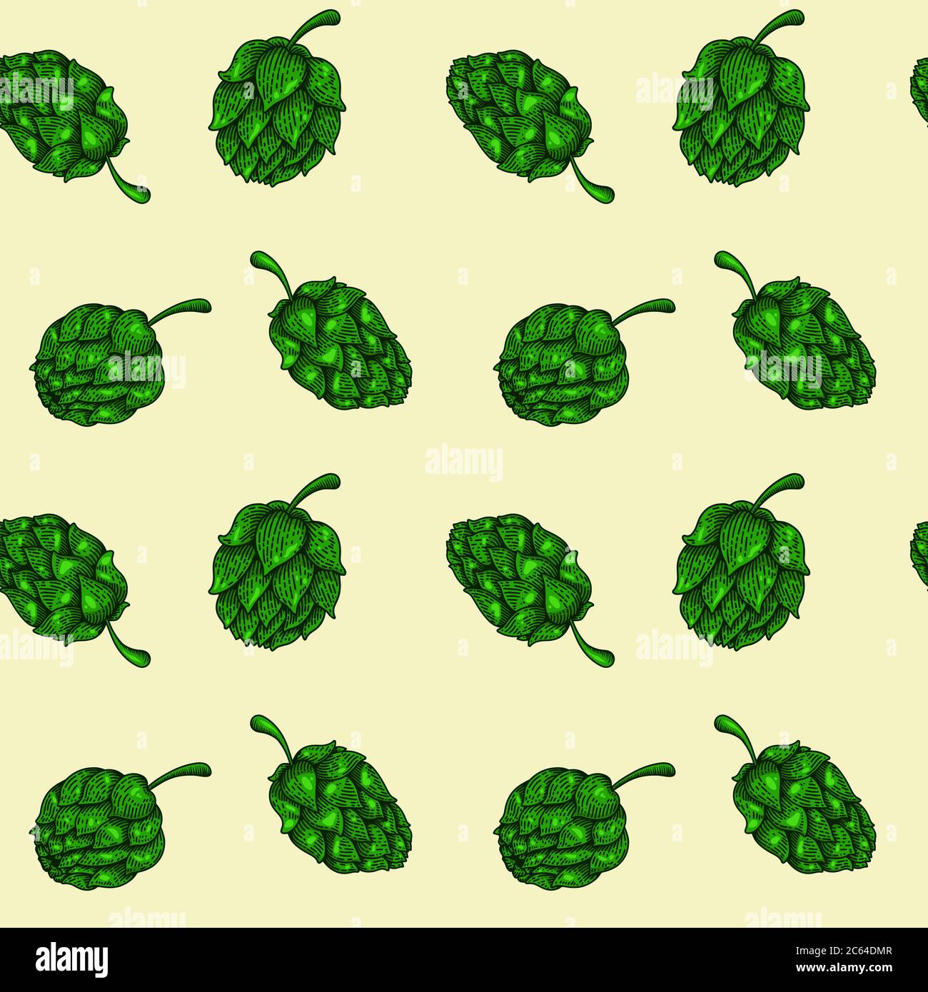 Botanical illustration of hops hi-res stock photography and images - Alamy