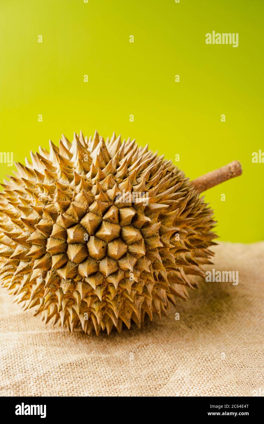 The durian is the fruit of several tree species belonging to the genus ...