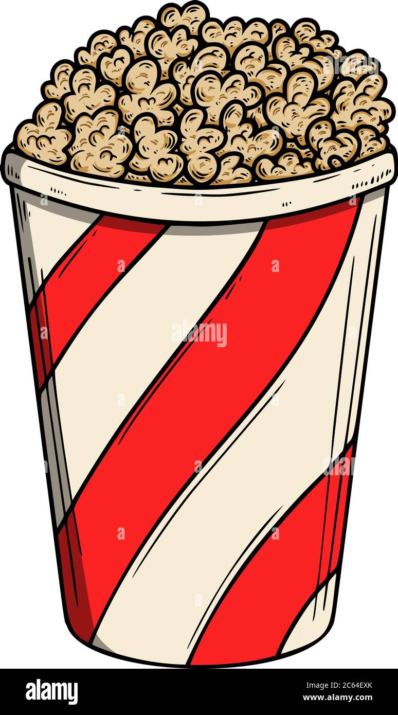 Popcorn Box Clip Art