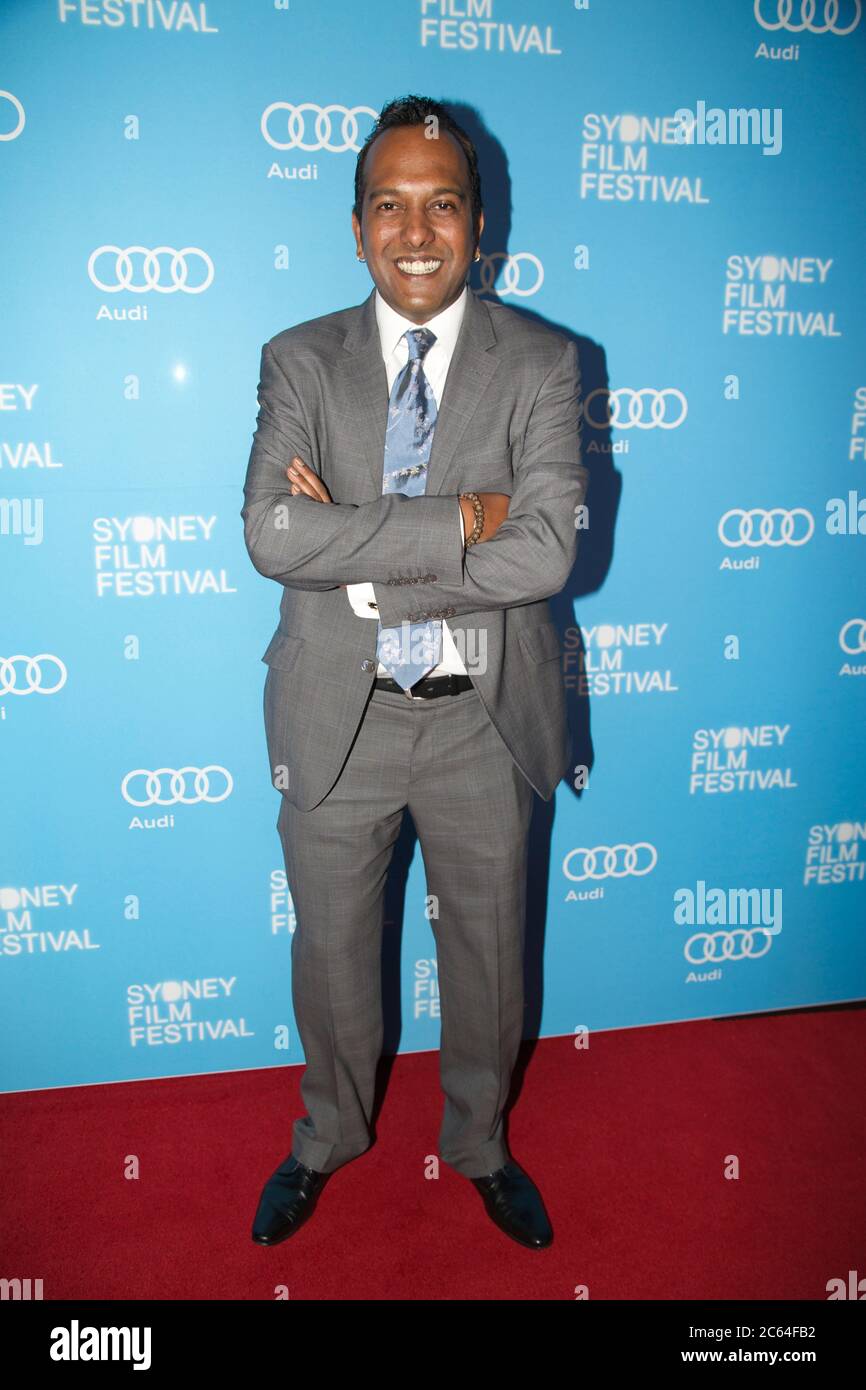 Sydney Film Festival Director Nashen Moodley arrives on the red carpet ...