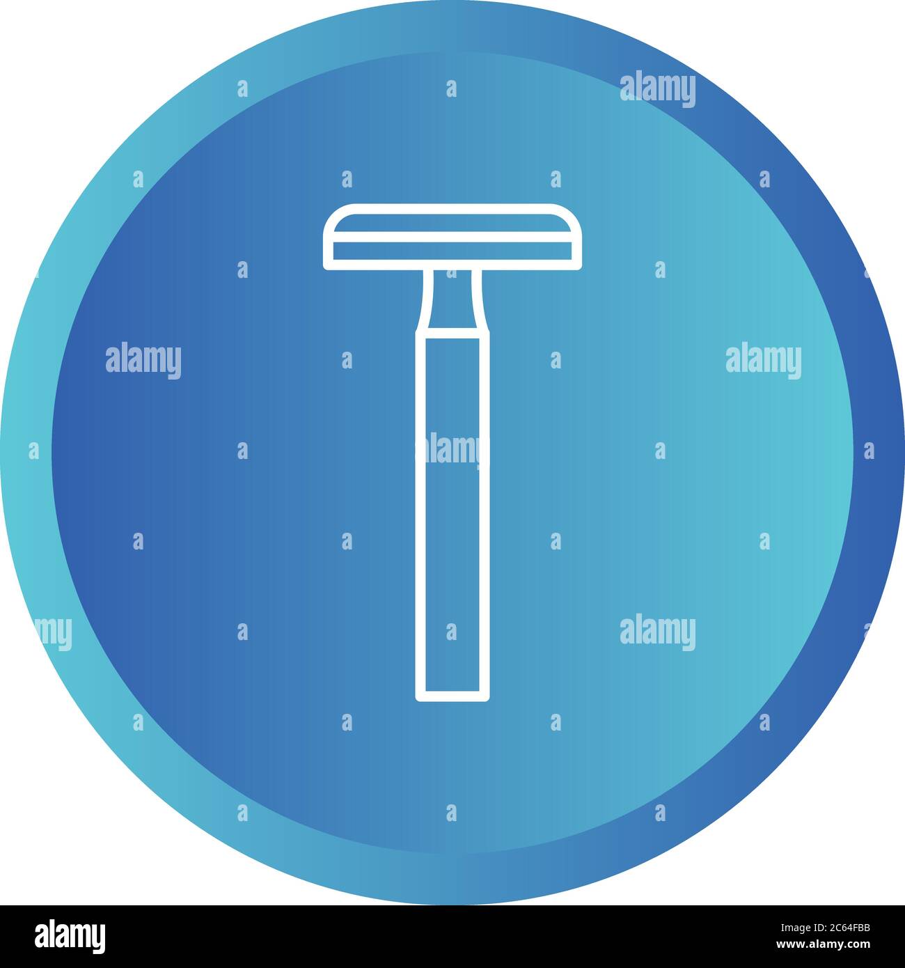 Unique Shaving Blade Vector Line Icon Stock Vector Image & Art - Alamy
