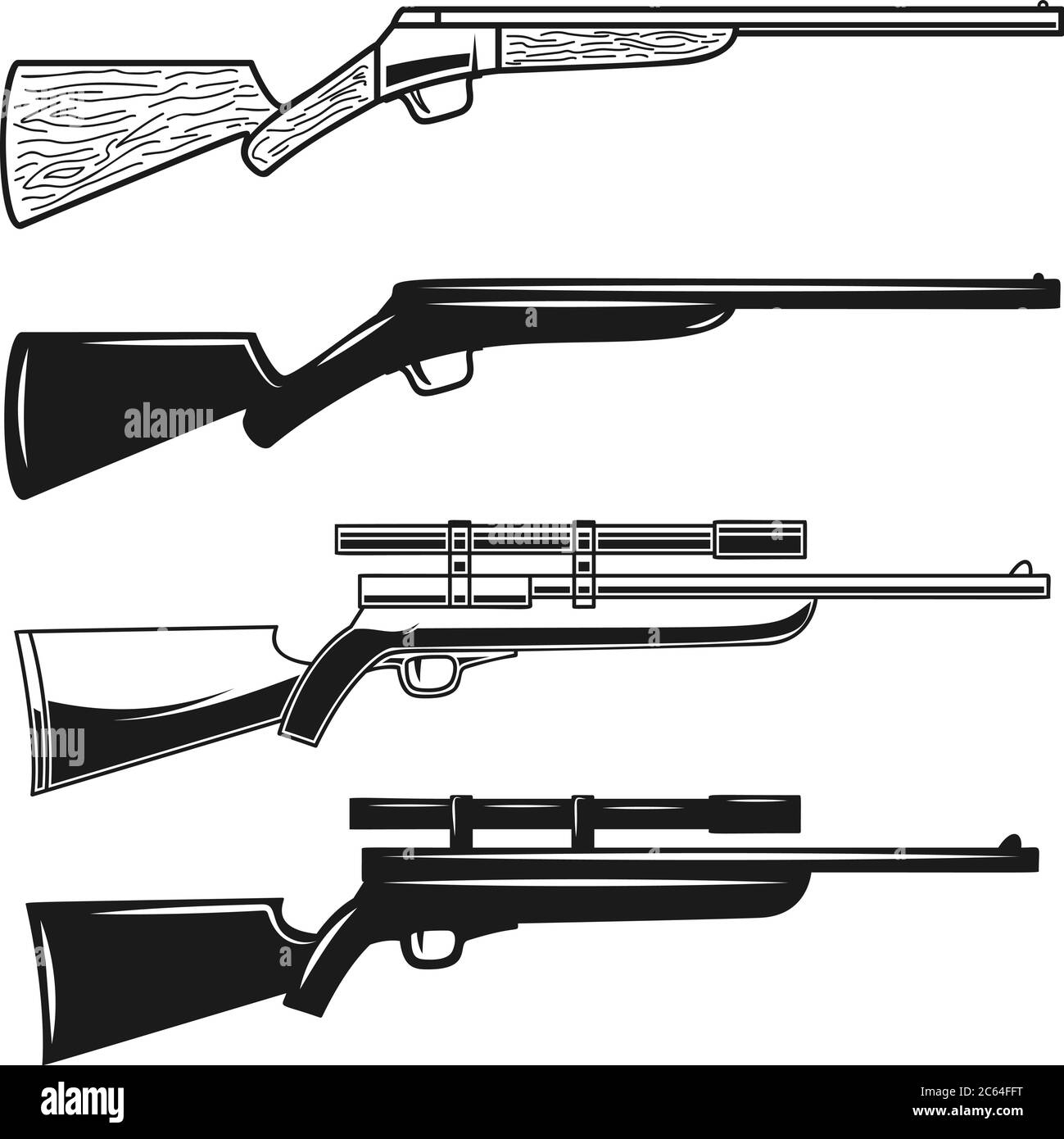 Hunting Rifle Vector