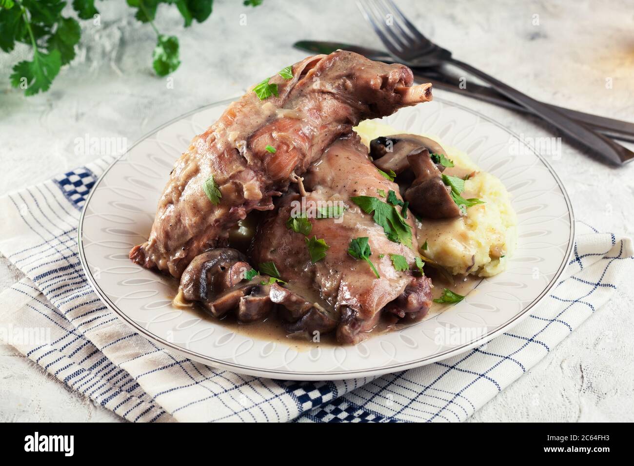 Rabbit legs hi-res stock photography and images - Alamy