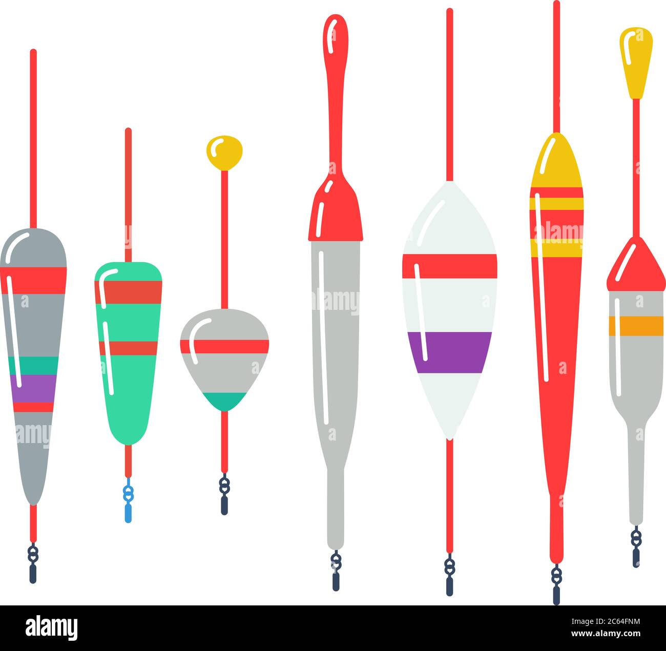 Plastic fishing float Stock Vector Images - Alamy