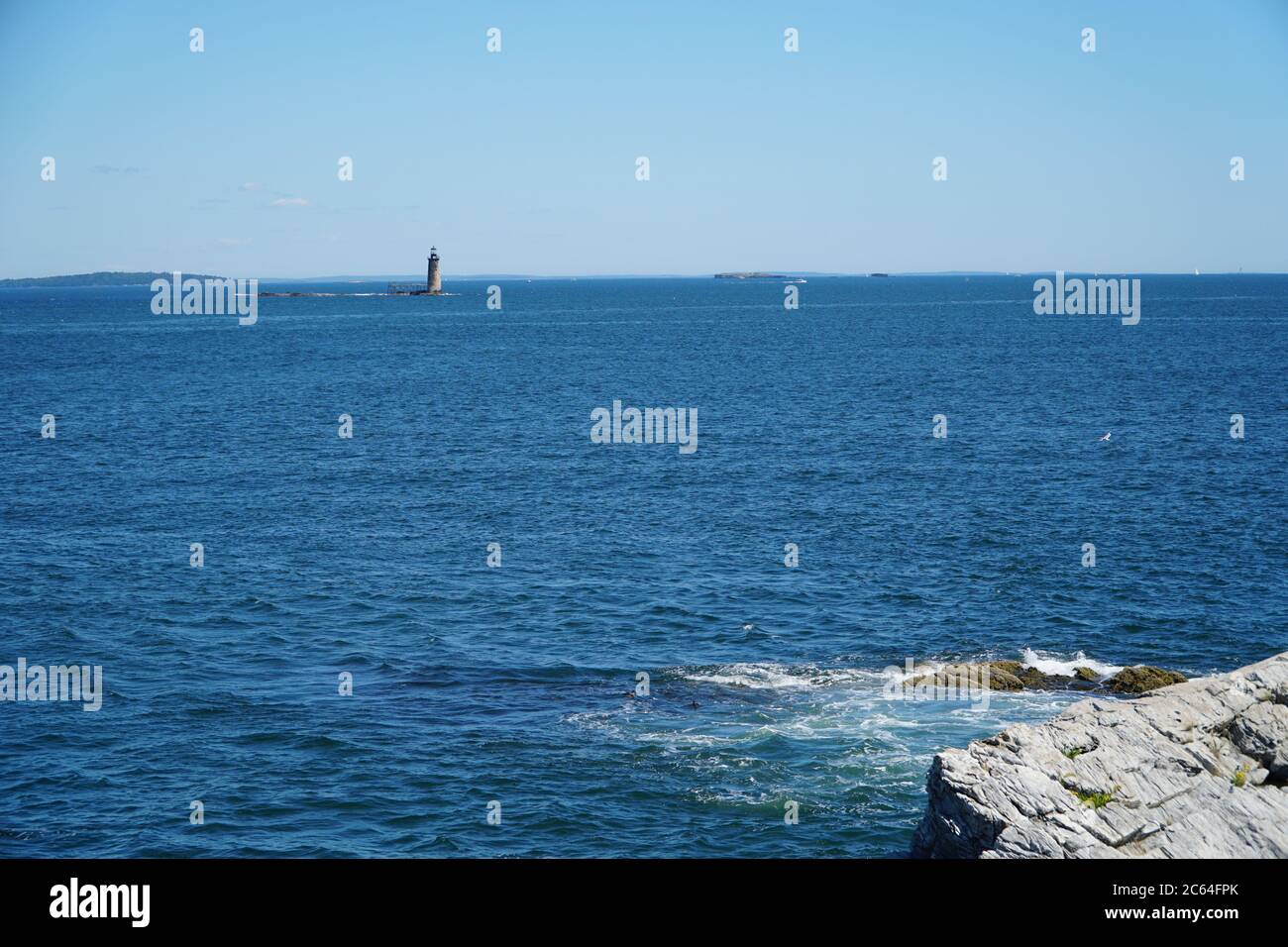 Ram Island Ledge Light Station Stock Photo - Alamy