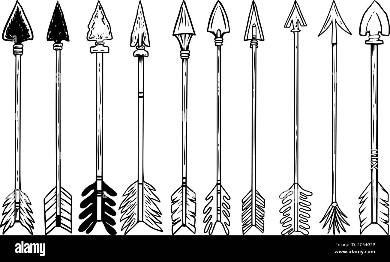 War arrows Cut Out Stock Images & Pictures - Alamy