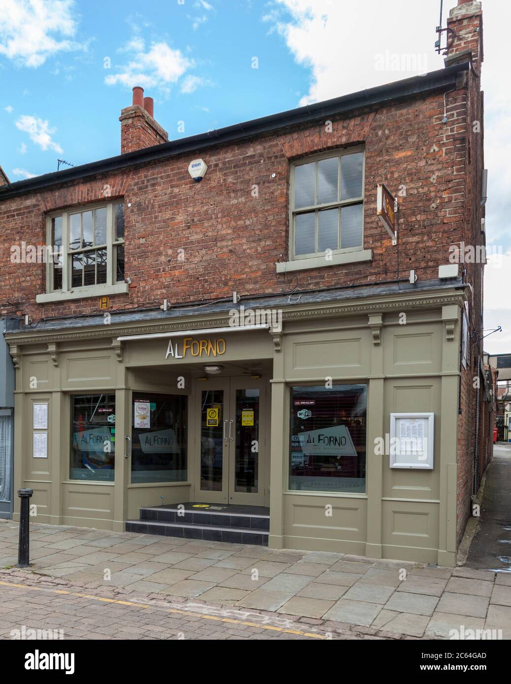 Al Forno restaurant in Darlington,Co.Durham,England,UK Stock Photo - Alamy