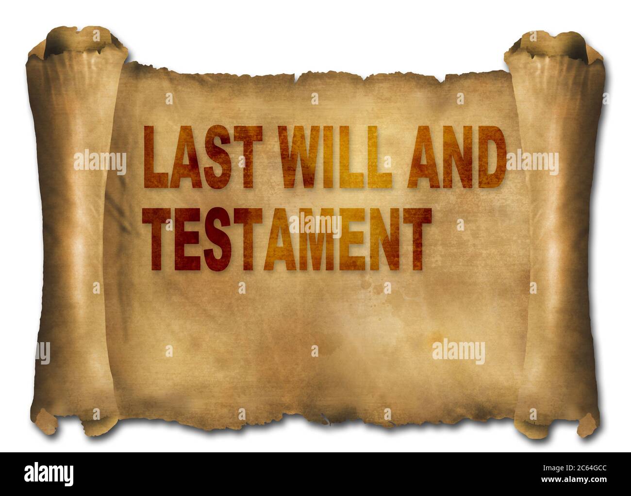 Old will and testament Cut Out Stock Images & Pictures - Alamy