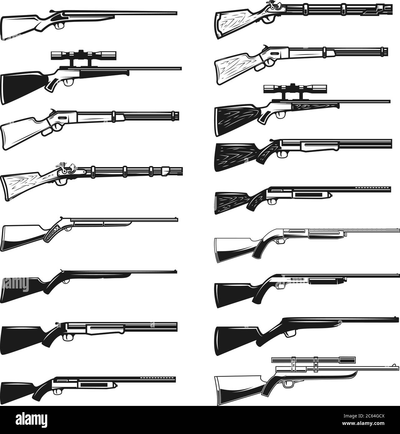 Big gun barrel Stock Vector Images - Alamy