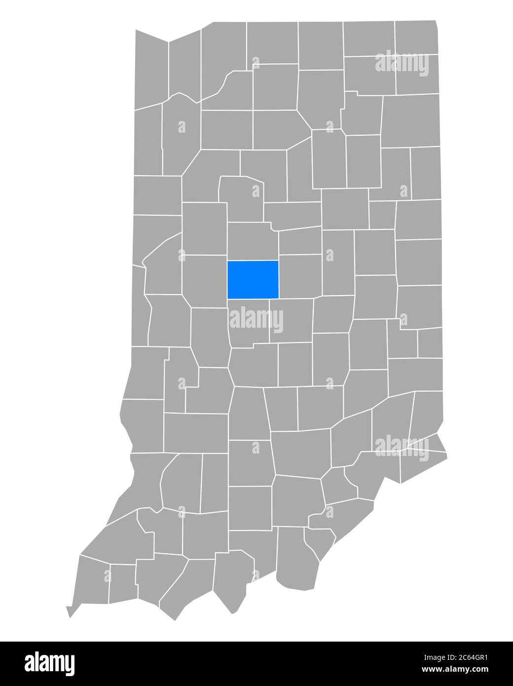 Map of Boone in Indiana Stock Photo - Alamy