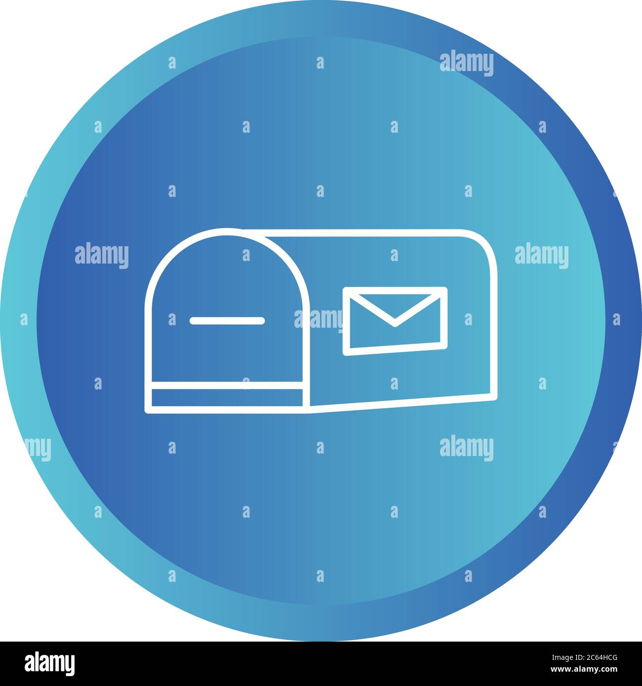 Unique Letterbox Vector Line Icon Stock Vector Image & Art - Alamy