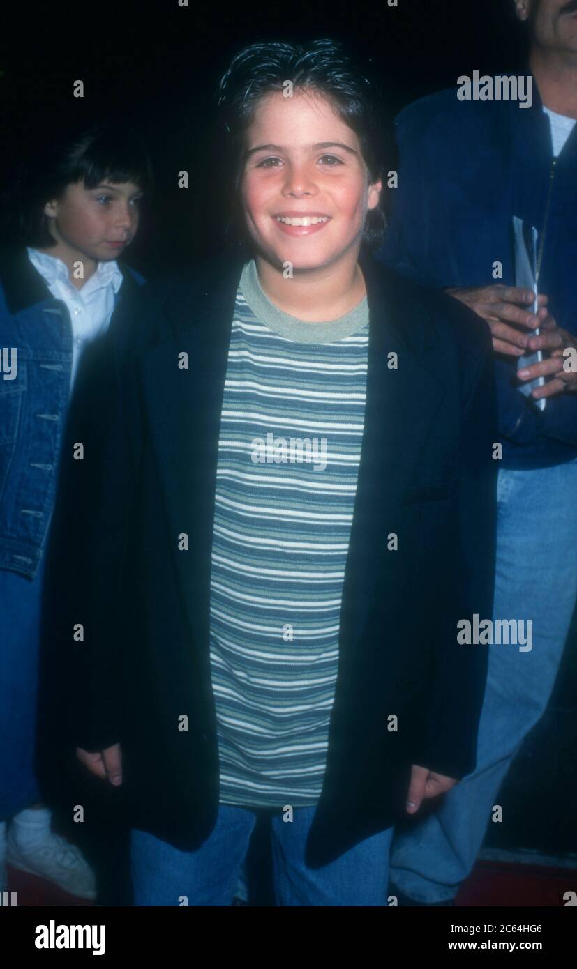 Westwood, California, USA 14th December 1995 Actor Ross Malinger ...