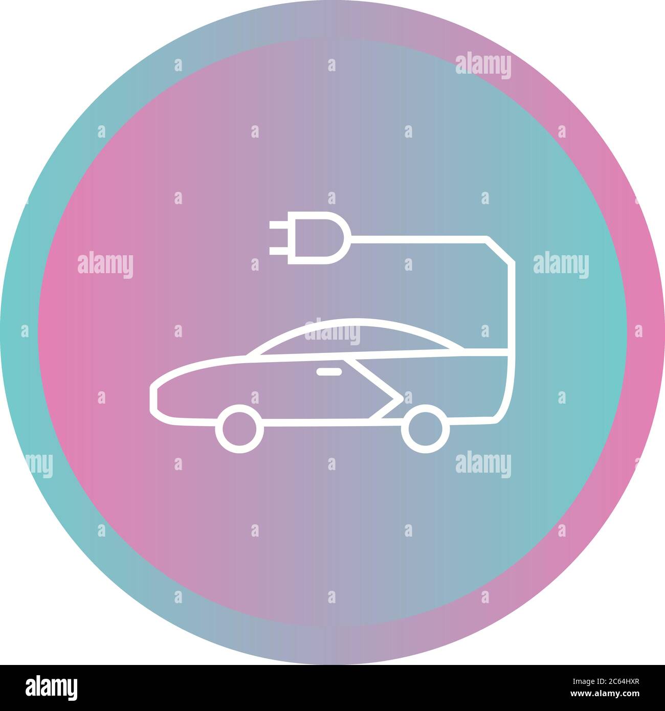 Unique Car Vector Line Icon Stock Vector Image & Art - Alamy