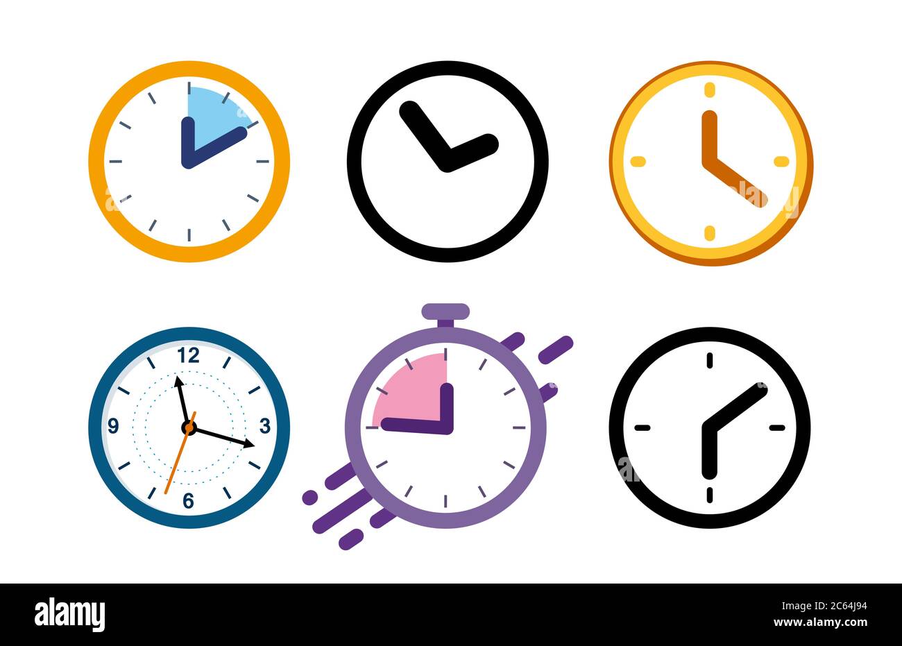 Deadline approaching concept alarm Cut Out Stock Images & Pictures - Alamy